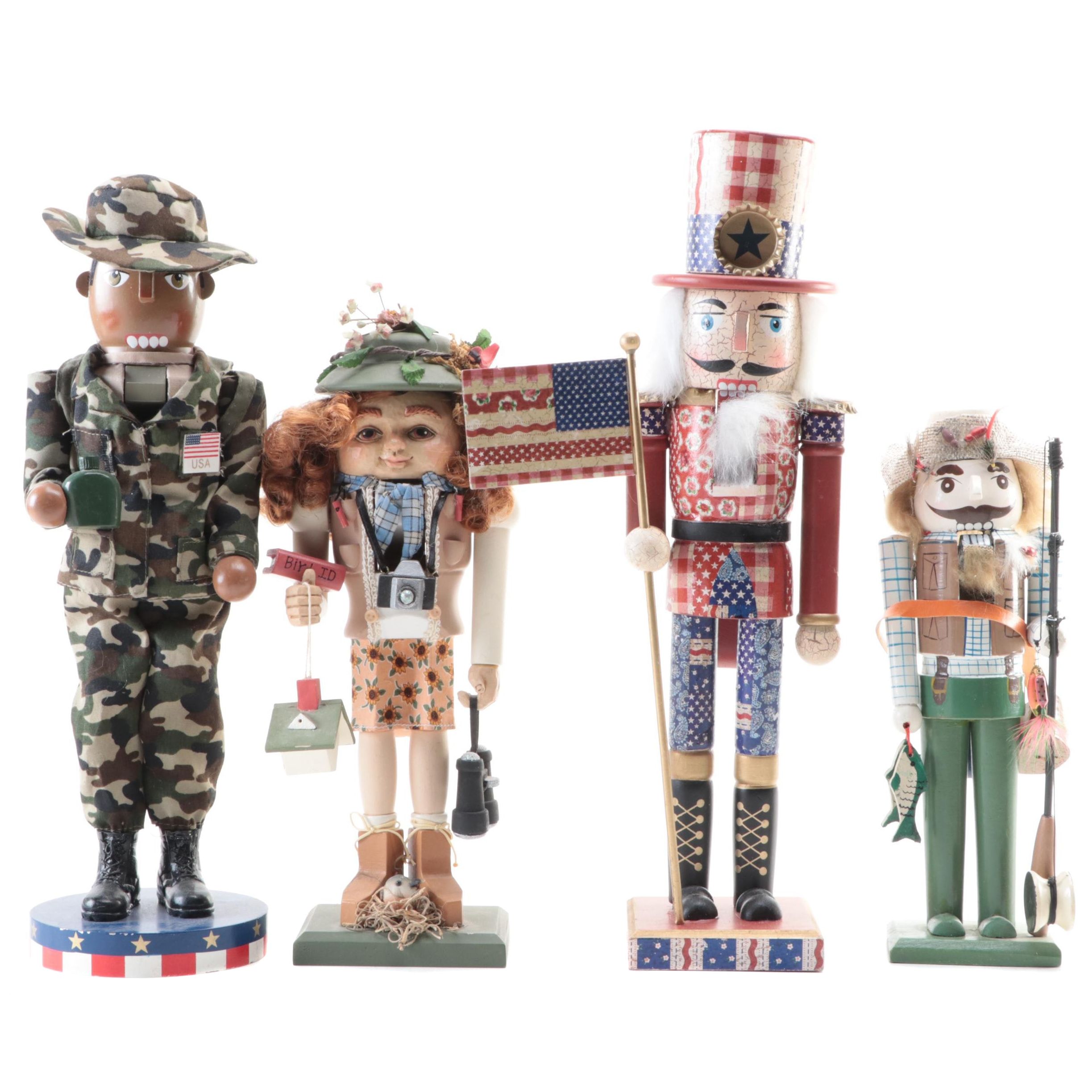 Terry's Village Fisherman, Fourth of July, Bird Watcher, Military ...