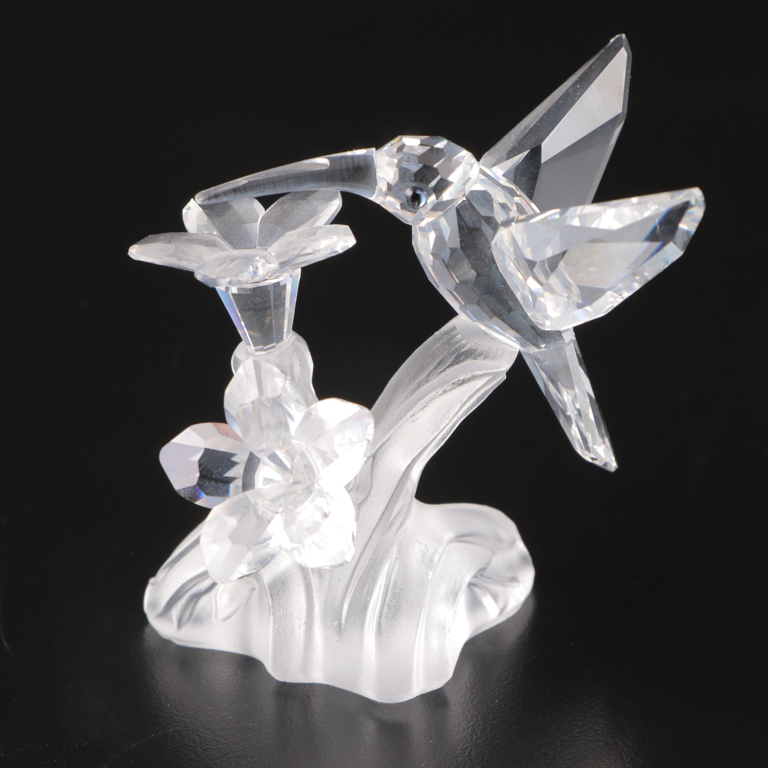 Swarovski Crystal Hummingbird and Maritime Trio Crystal Figurines in ...