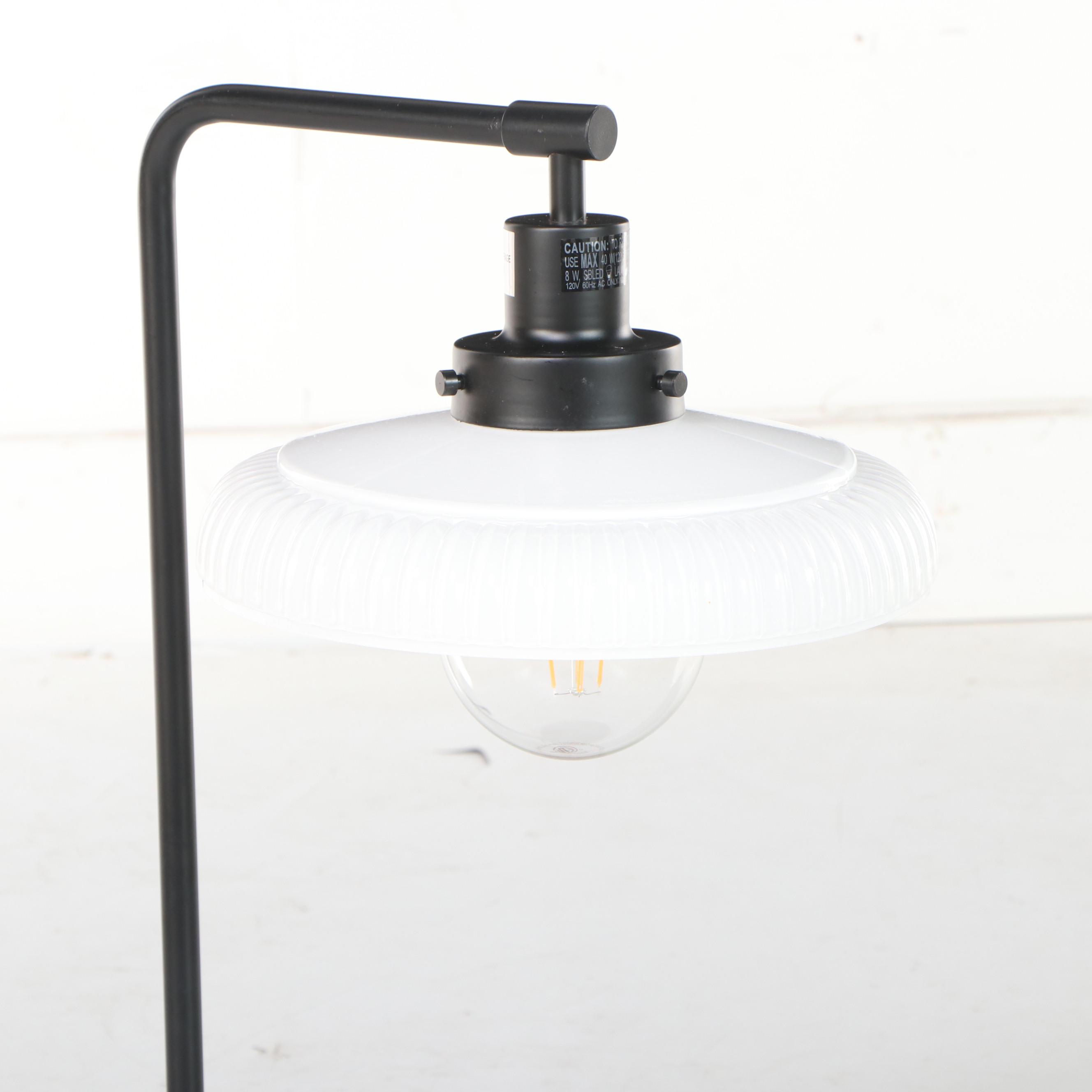 Pair of Hearth & Hand with Magnolia Black Table Lamps with LED Bulbs | EBTH