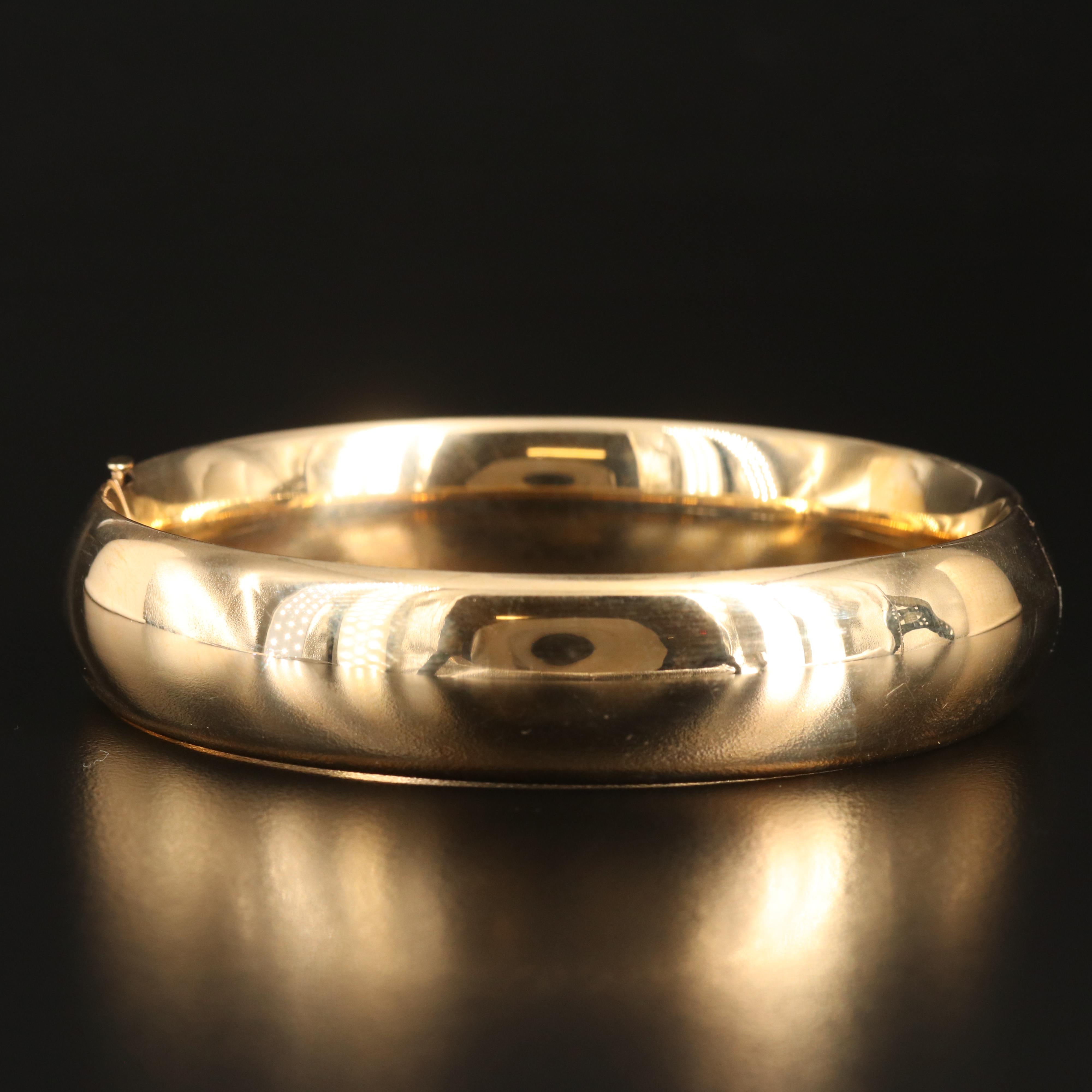 14K Hinged Bangle | EBTH