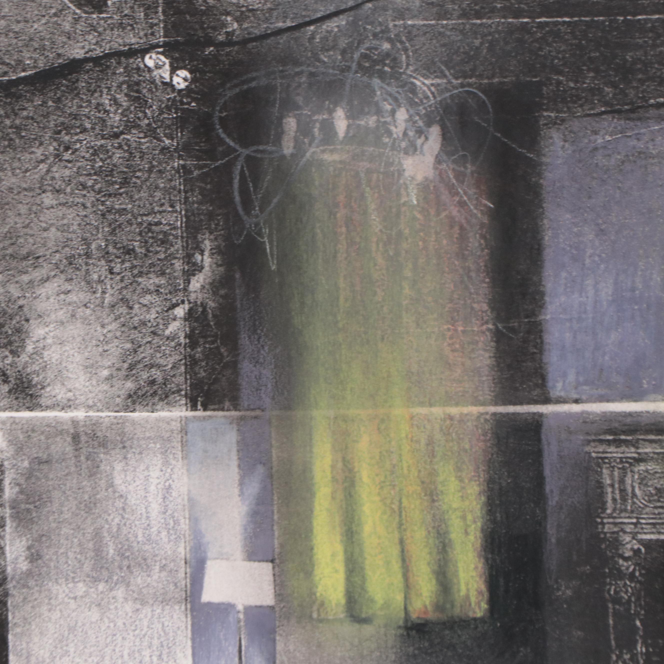 Julie Cowan Lithograph Monoprint "Julia's Room" | EBTH