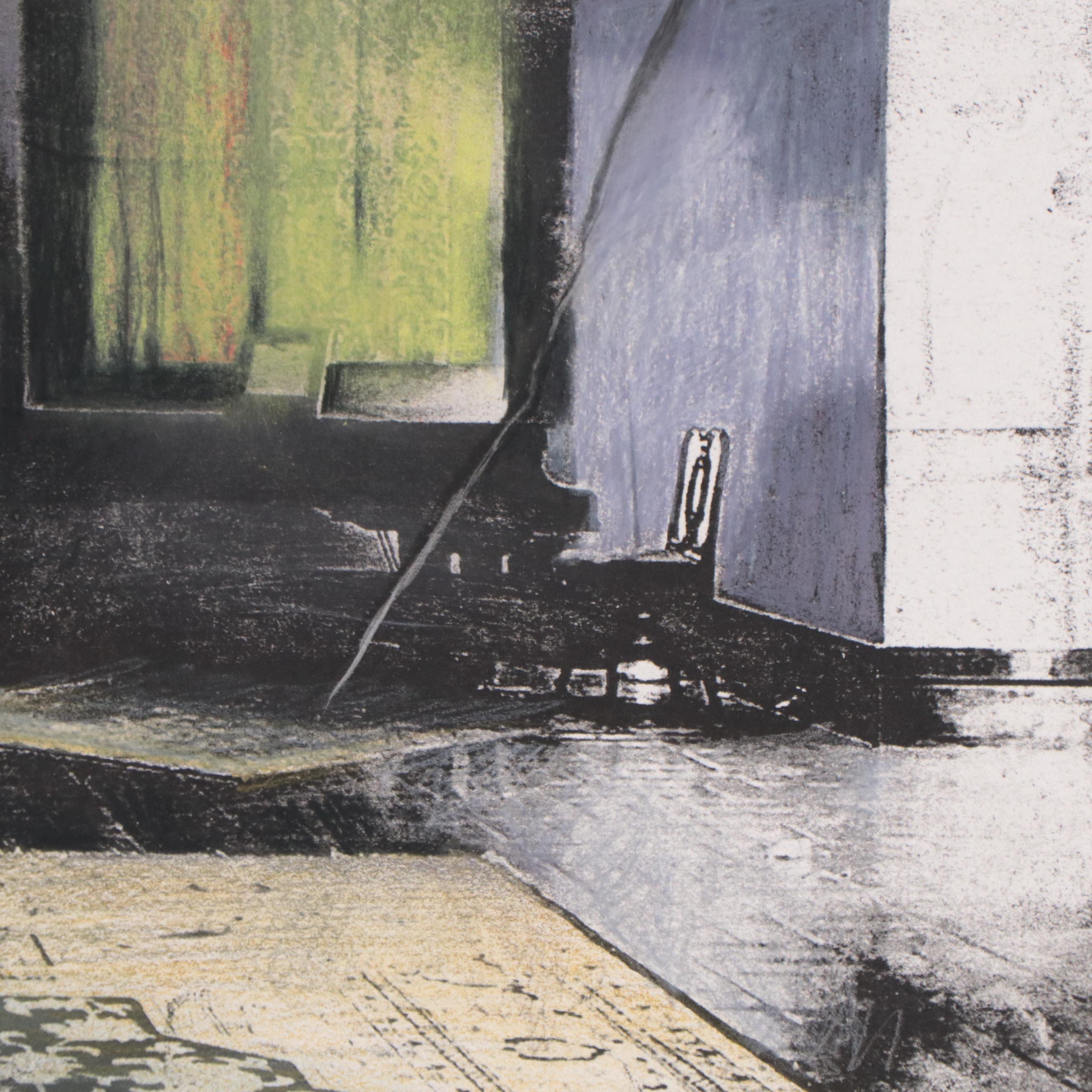 Julie Cowan Lithograph Monoprint "Julia's Room" | EBTH