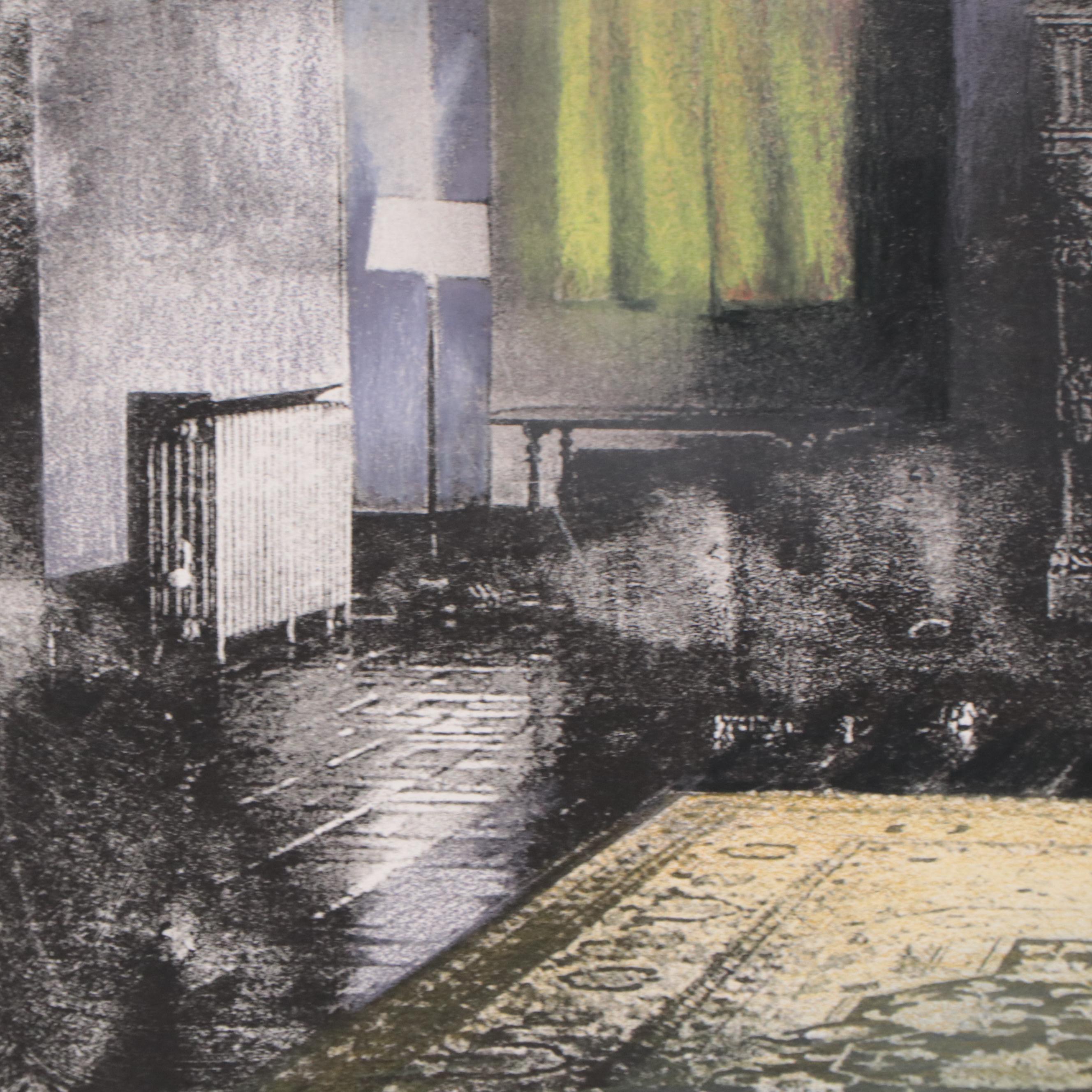 Julie Cowan Lithograph Monoprint "Julia's Room" | EBTH