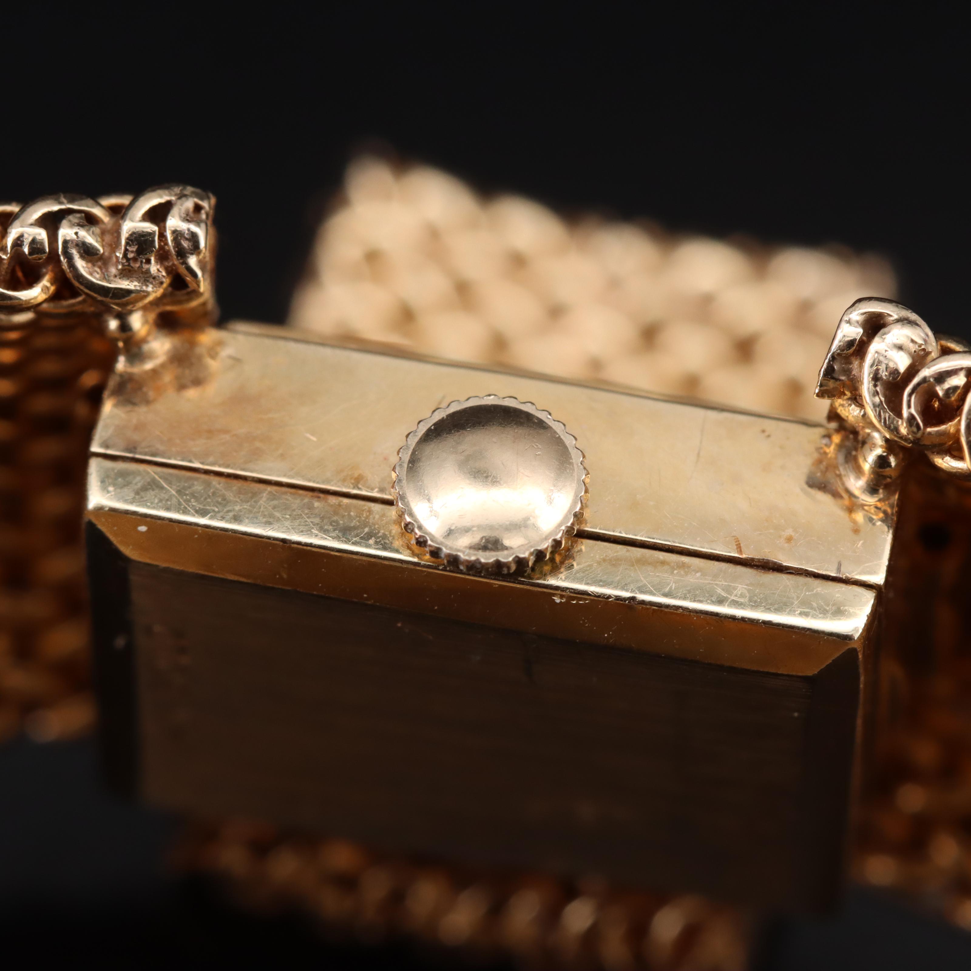 Bigelow 14K Hidden Dial Bracelet Wristwatch | EBTH