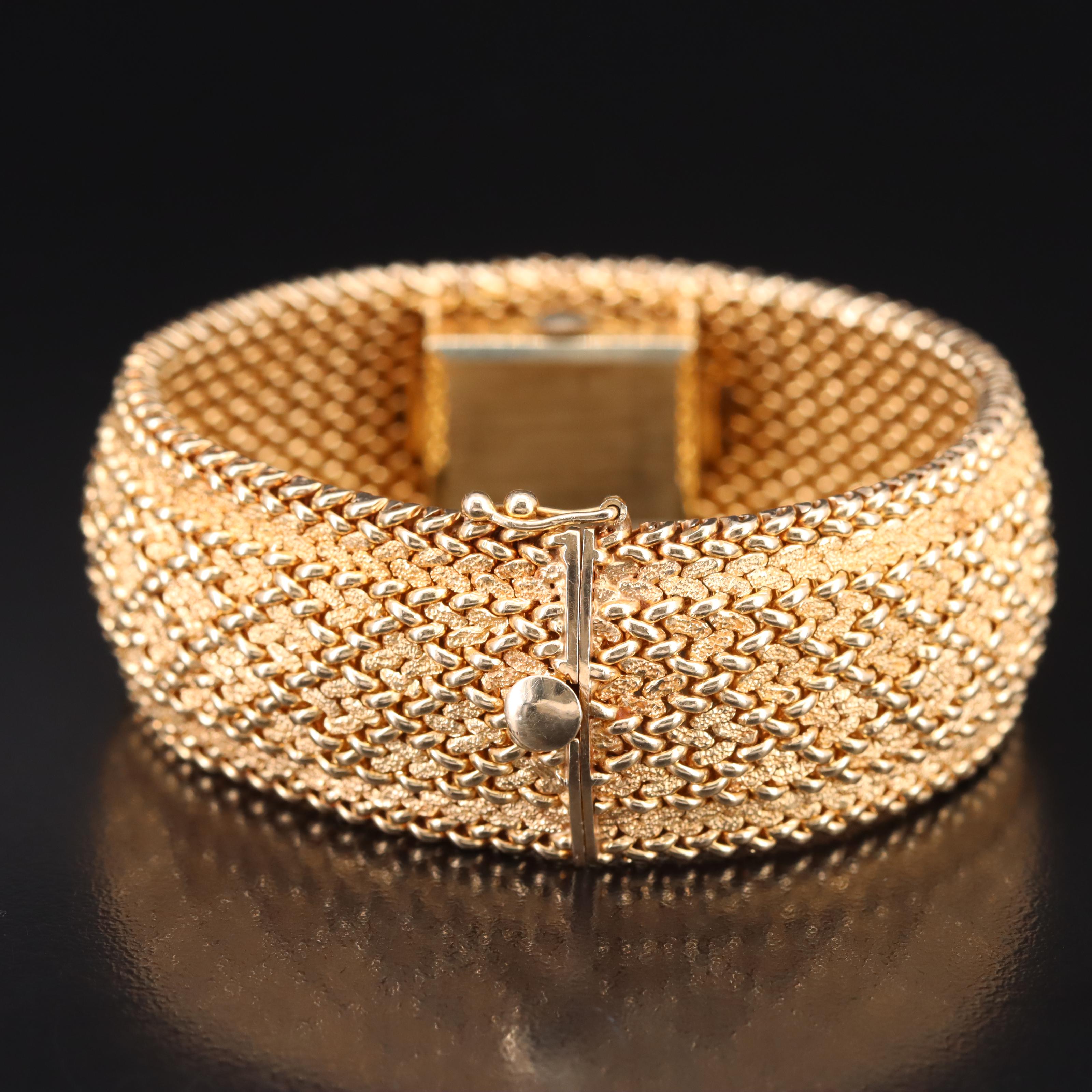 Bigelow 14K Hidden Dial Bracelet Wristwatch | EBTH