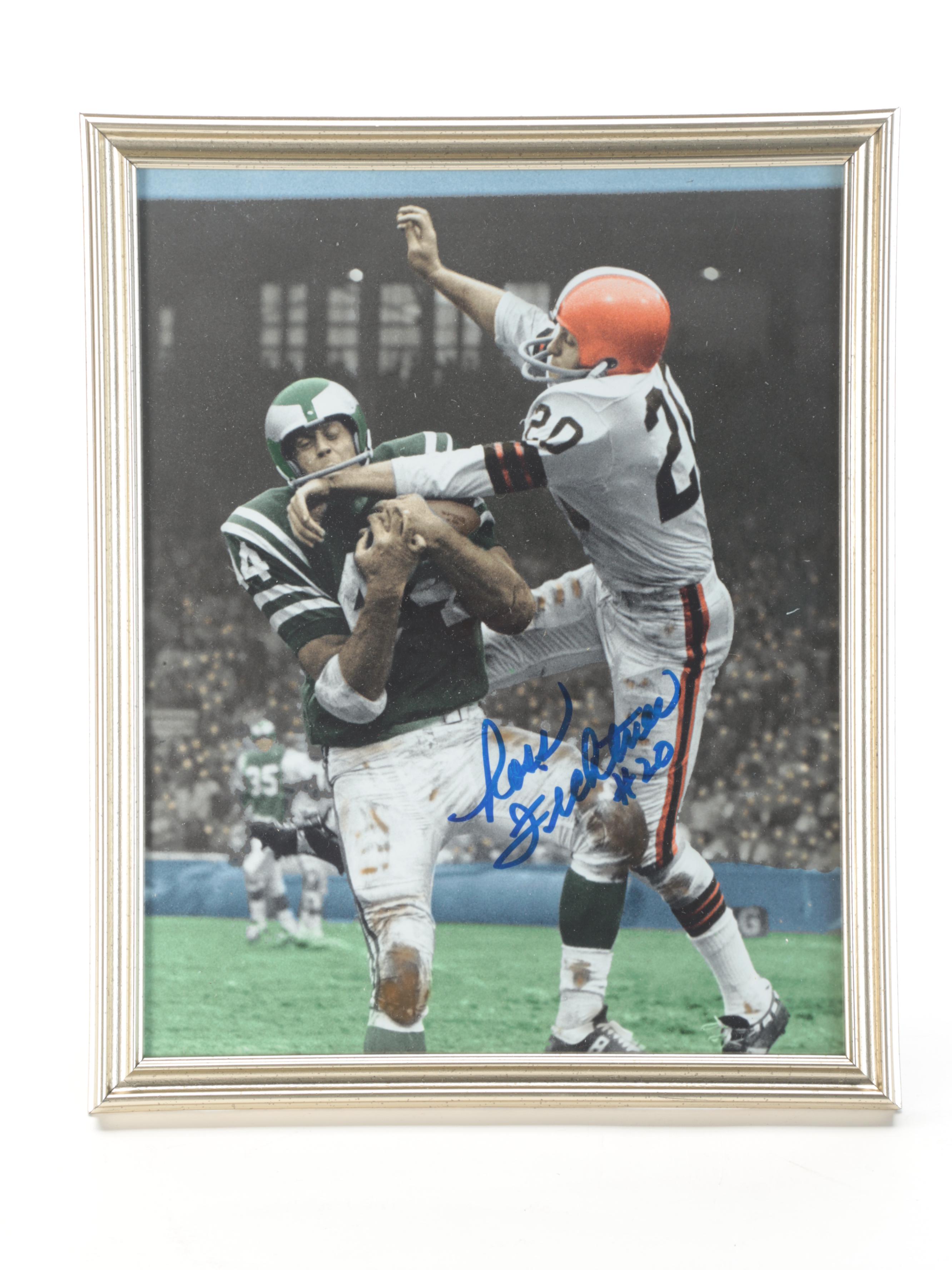 Cleveland Browns Signed Footballs, Giclées and More Including Collins ...