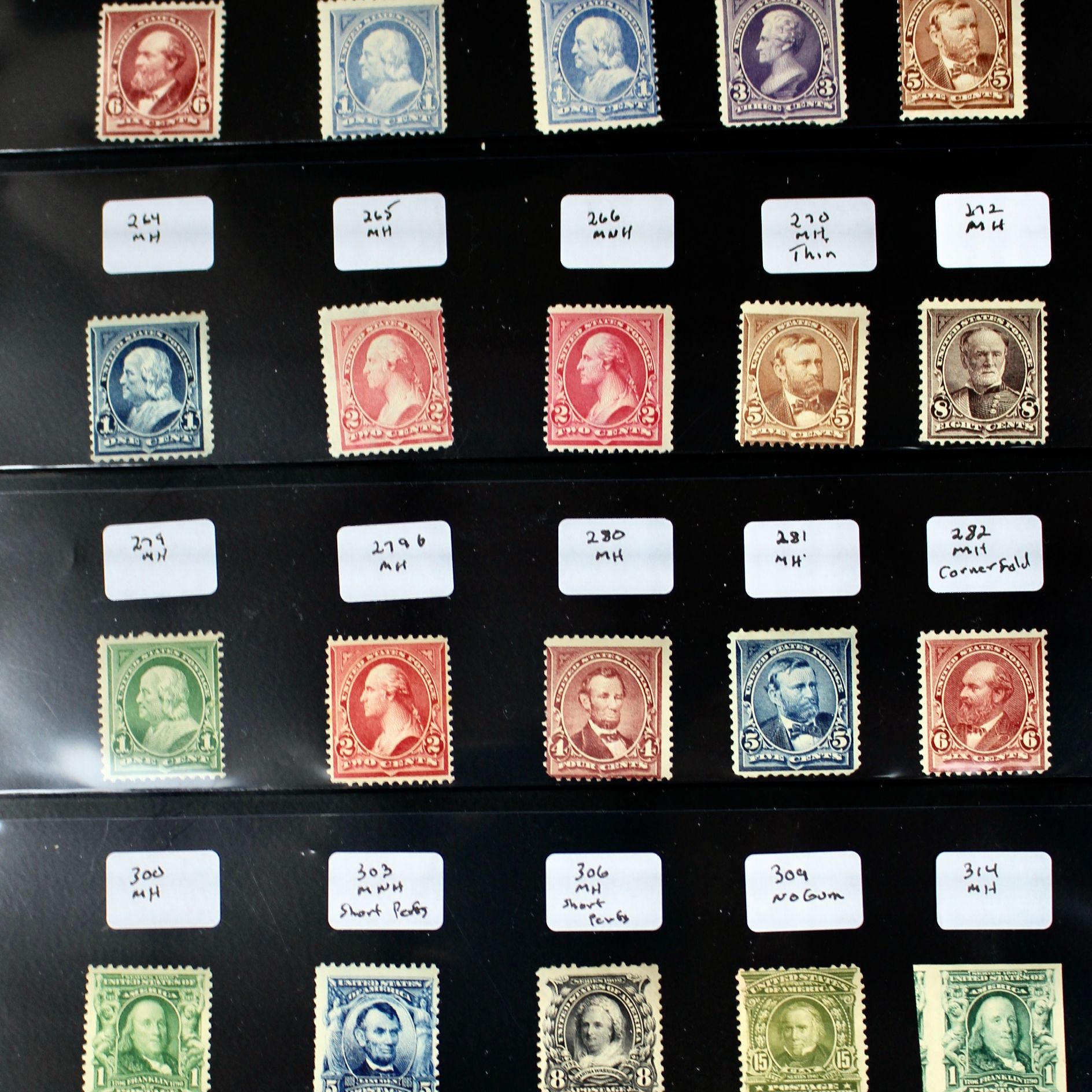 25 Early Mint Condition U.S. Postage Stamps | EBTH