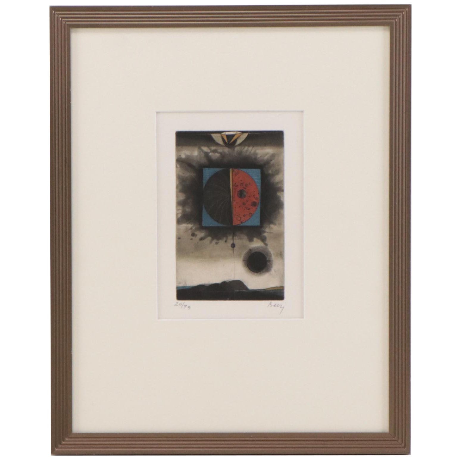 Tuvia Beeri Surreal Etching With Aquatint | EBTH