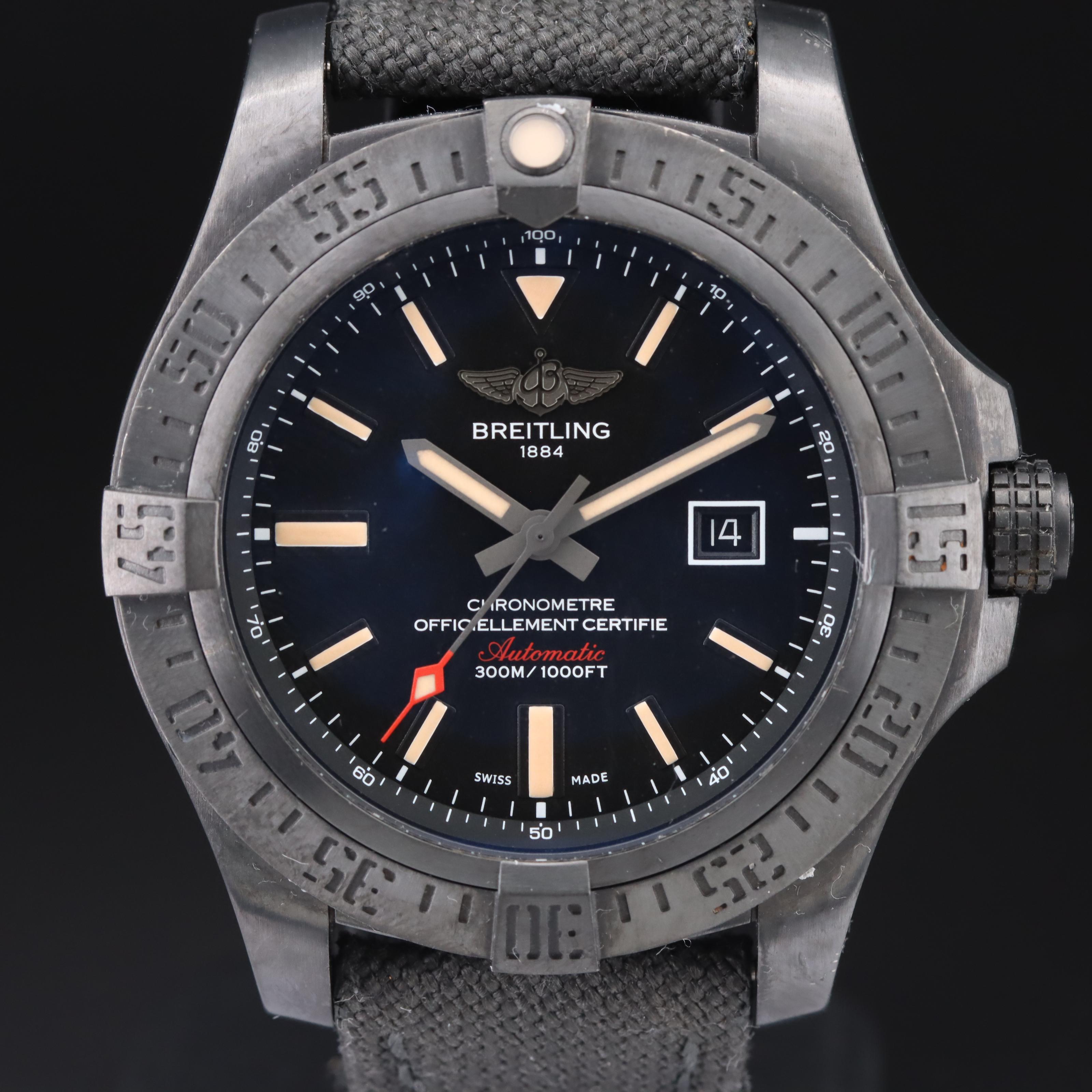 Breitling Avenger Blackbird Titanium Wristwatch | EBTH