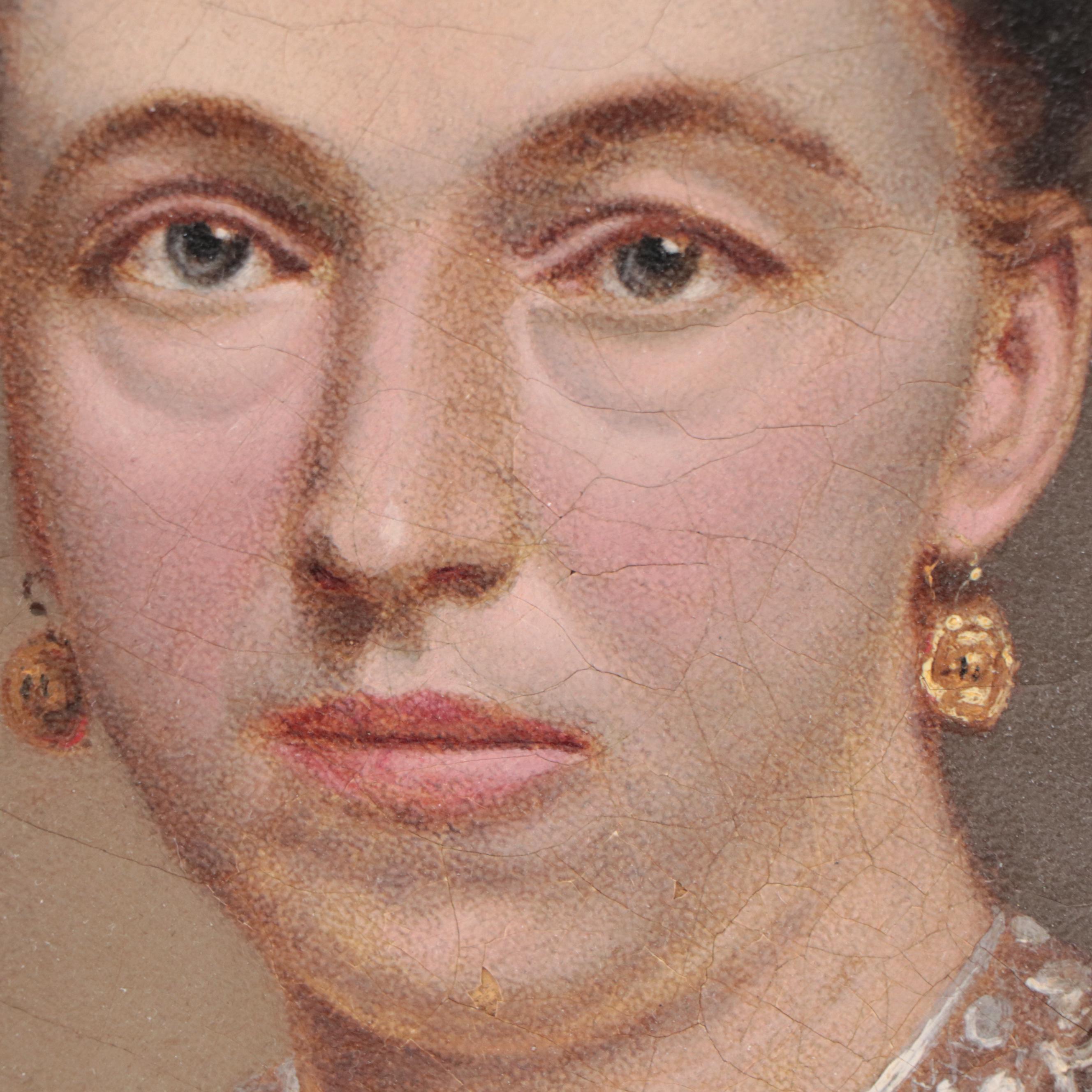 Portrait Oil Painting of a Lady, 1868 | EBTH