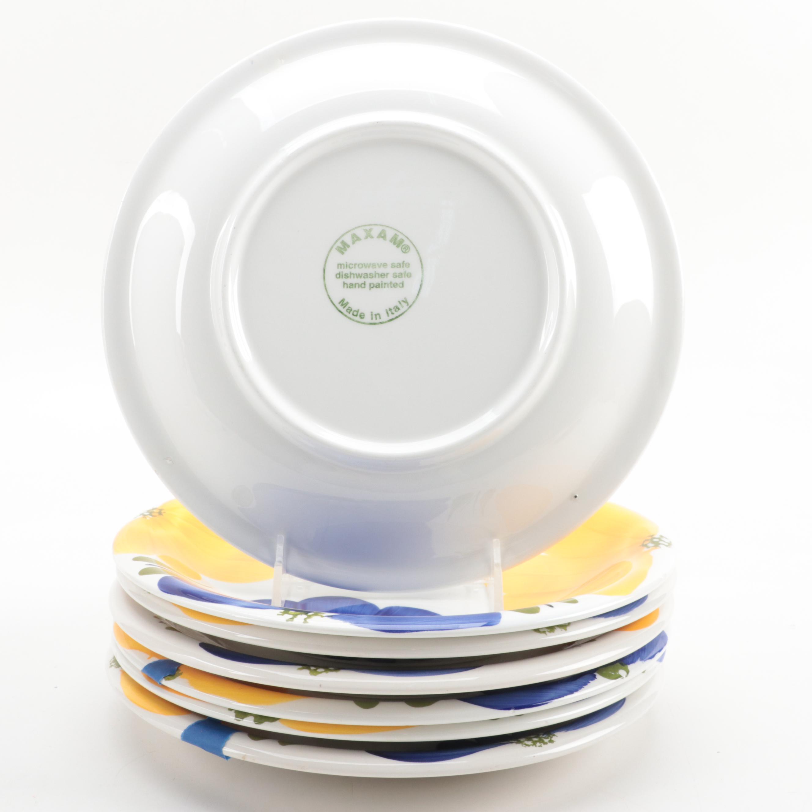 Maxam "Italian Daisy" Ceramic Dinner Plates and Bowls | EBTH