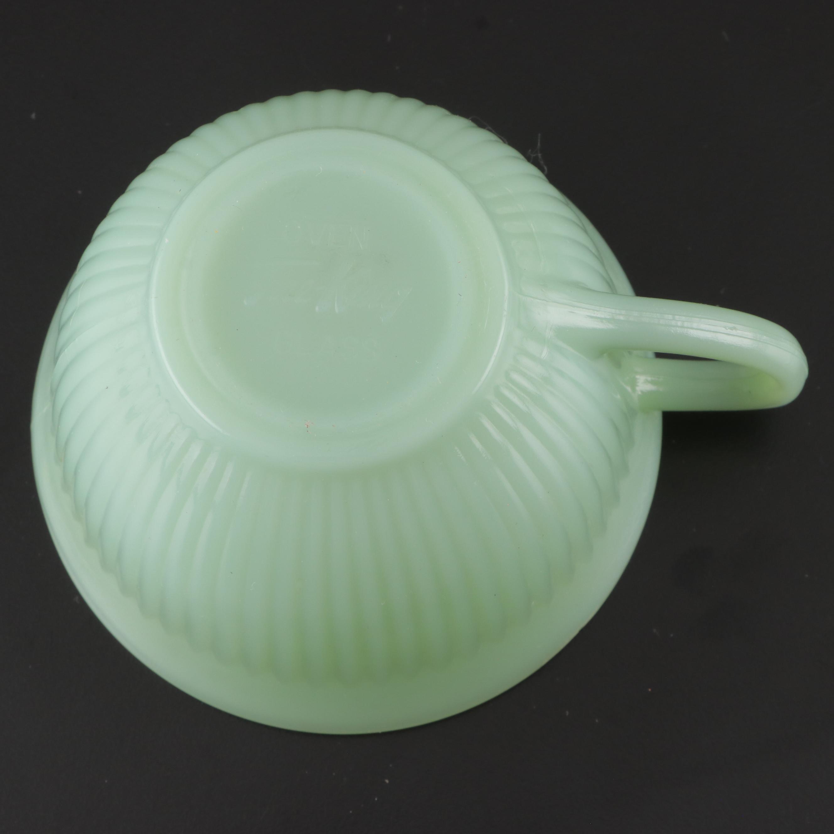 Fire-King Jadeite Oven Glass Dinnerware, Mid-20th Century | EBTH