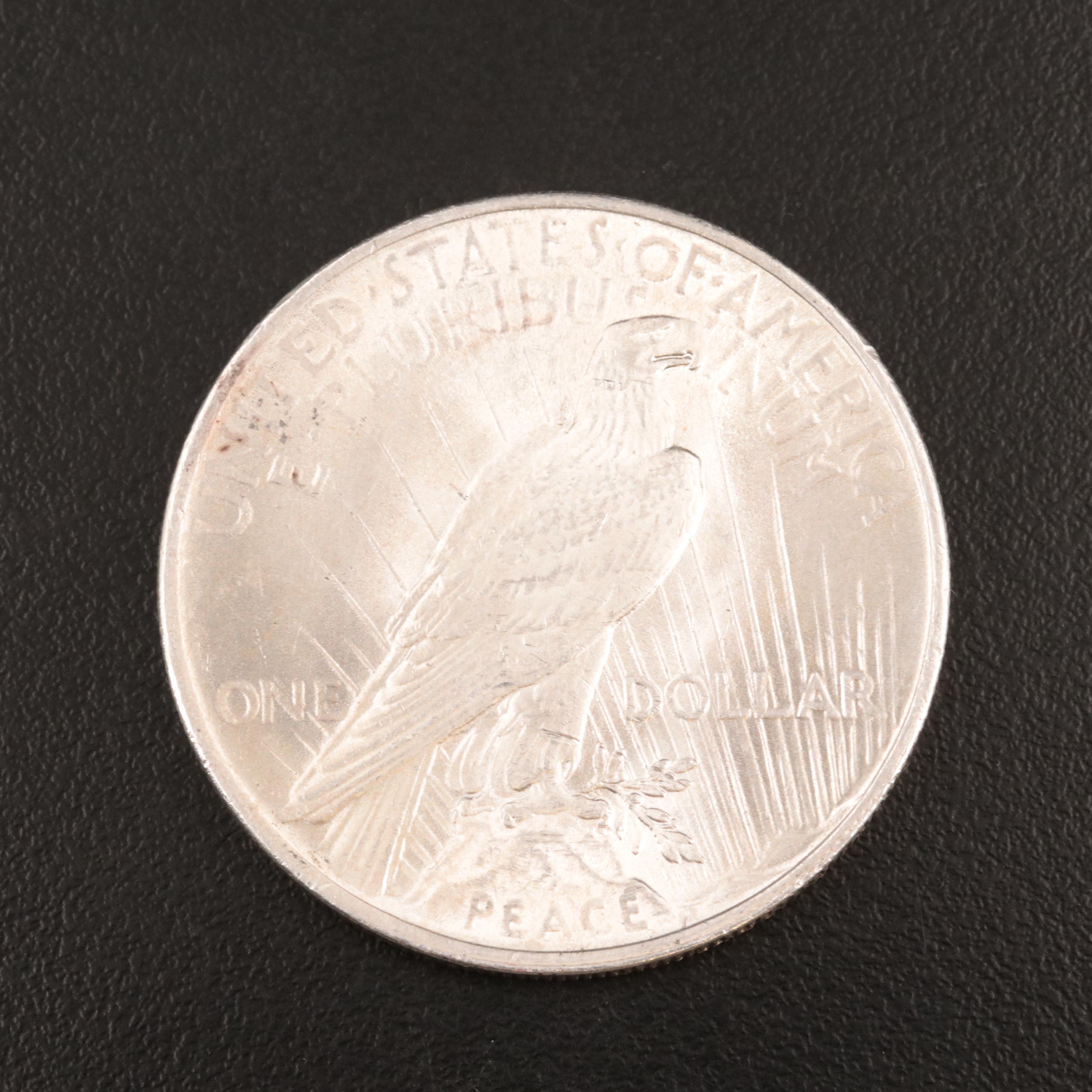 Uncirculated 1922 Peace Dollar | EBTH
