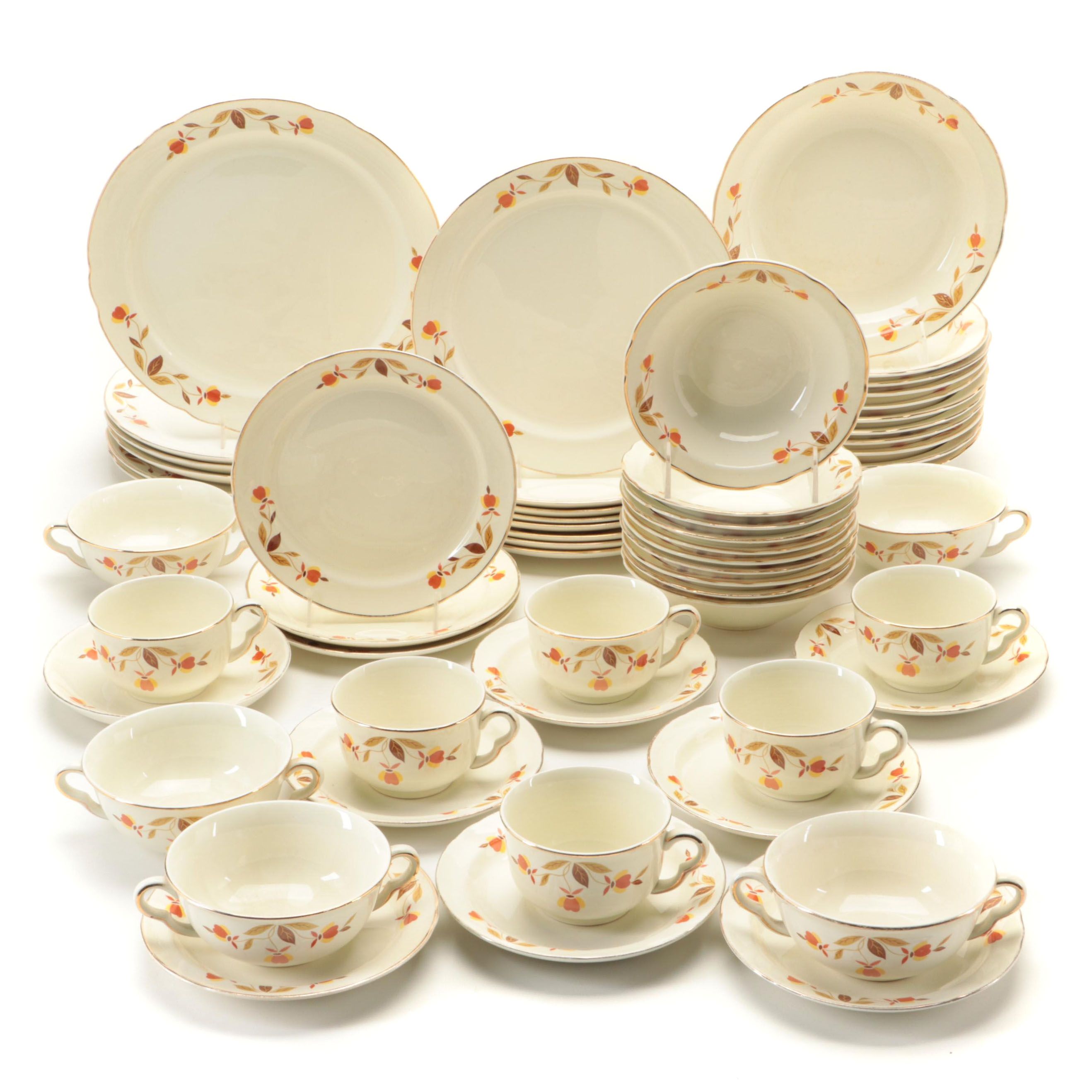 Hall China "Autumn Leaf" Ceramic Dinnerware | EBTH