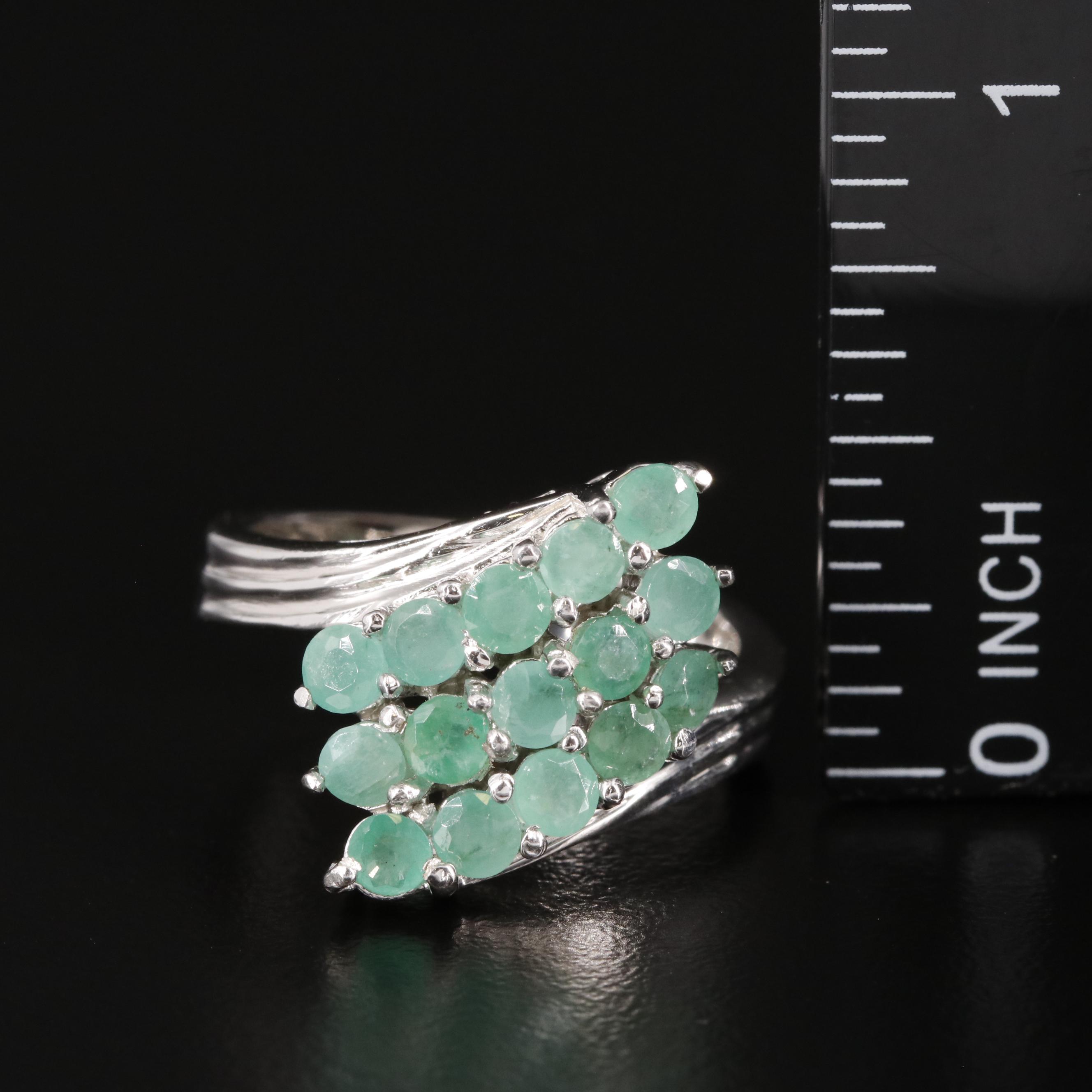 Sterling Emerald Ring | EBTH