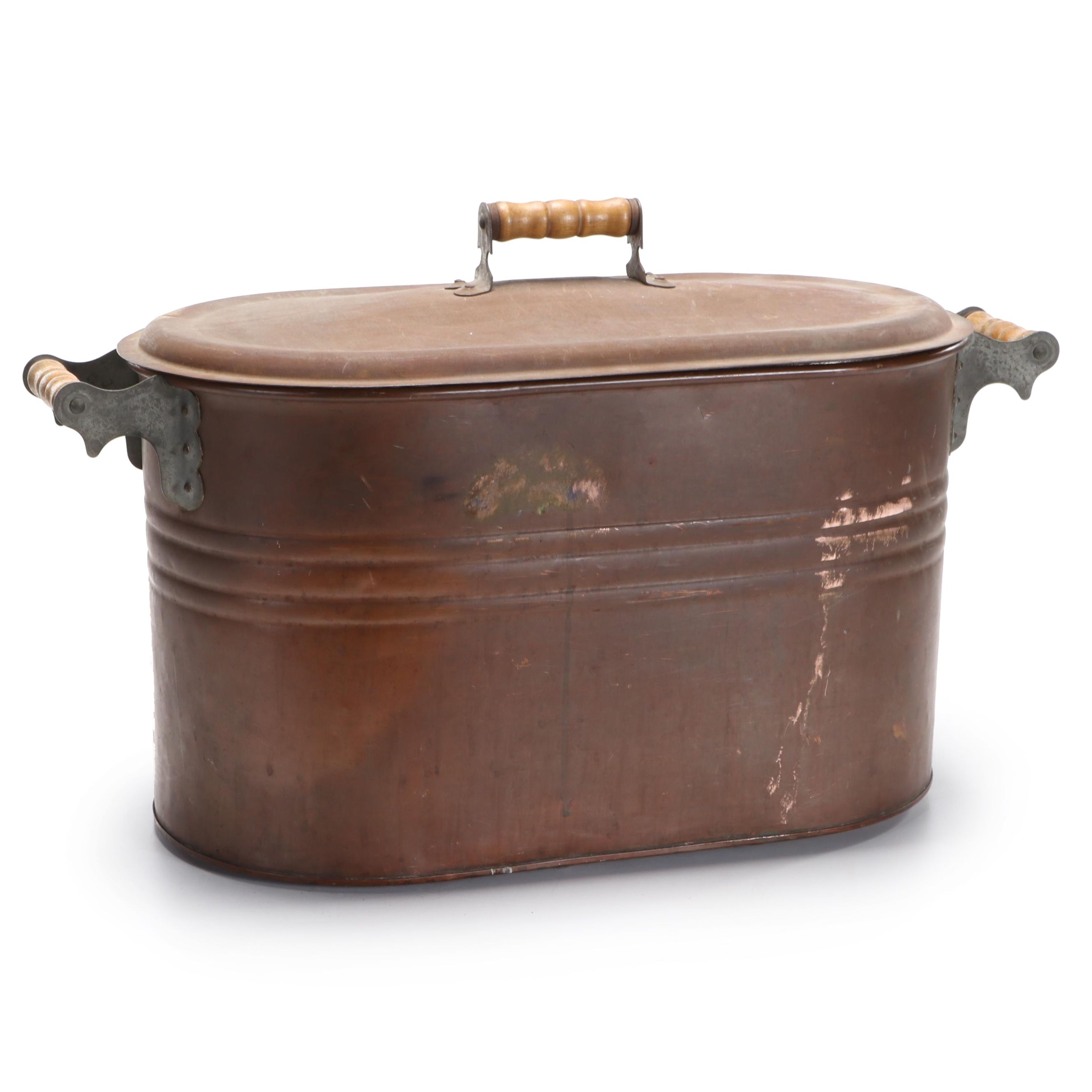 Copper Boiler with Lid, Late 19th/ Early 20th Century | EBTH