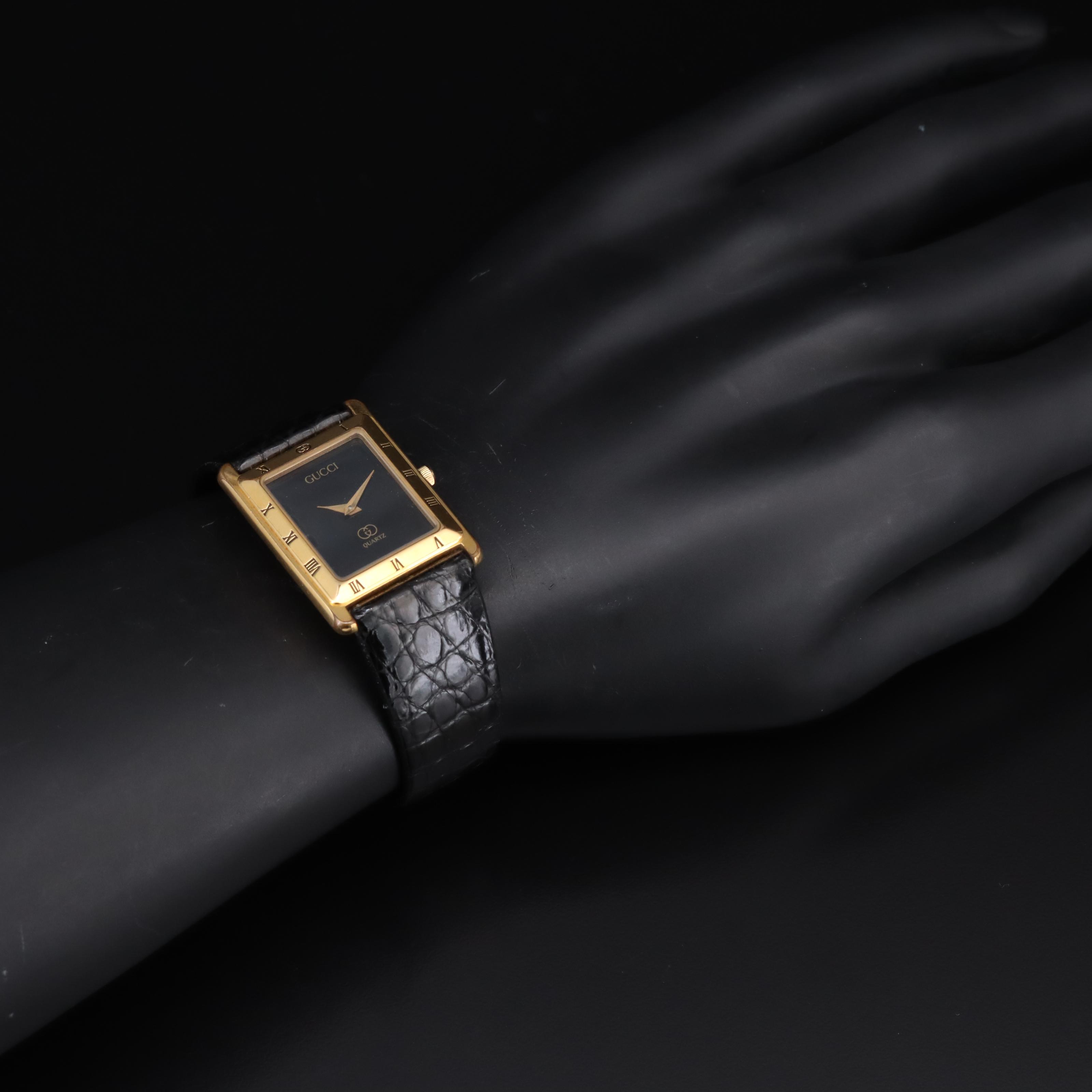 Swiss Made Gucci Tank Style Quartz Wristwatch | EBTH