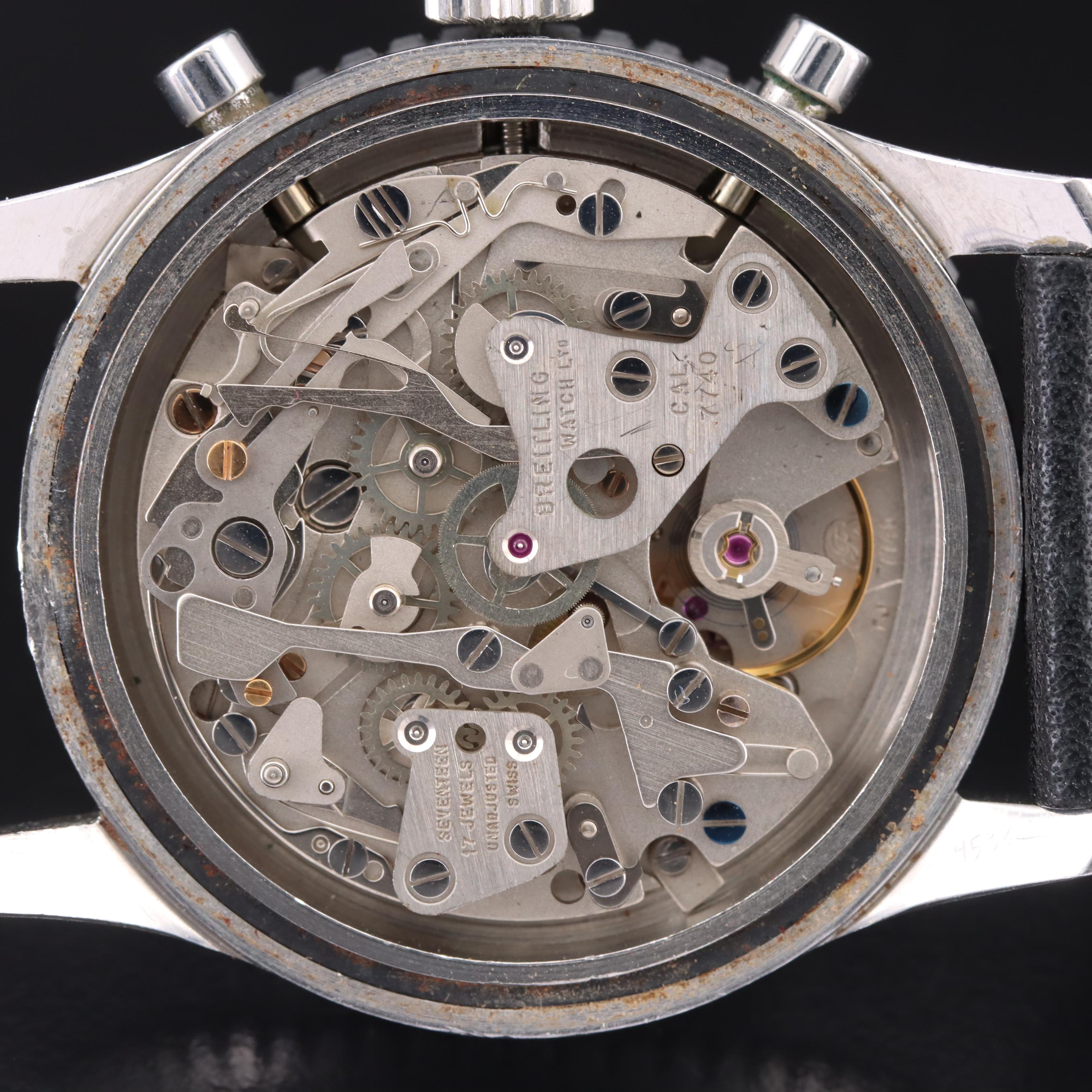 1973 Breitling Double Plane Logo Navitimer 7806 Wristwatch | EBTH