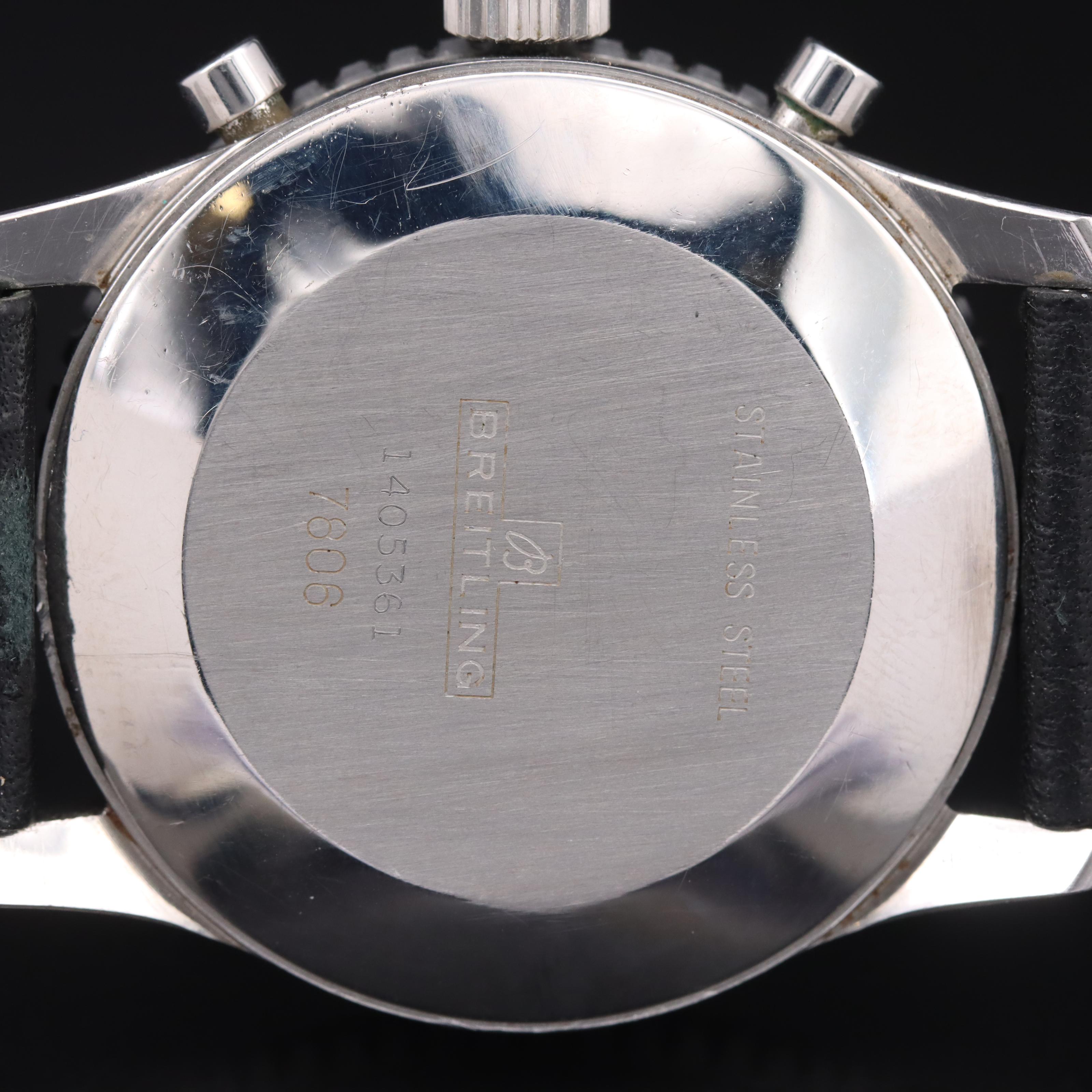 1973 Breitling Double Plane Logo Navitimer 7806 Wristwatch | EBTH