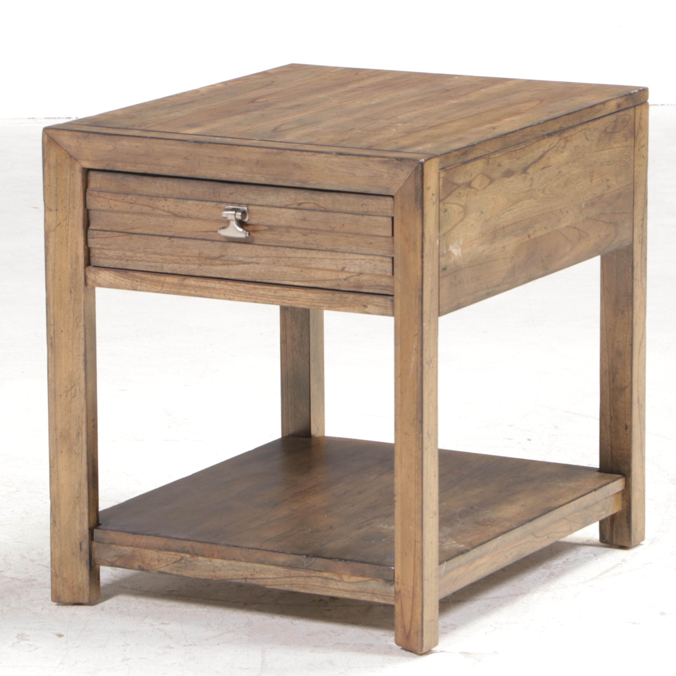 Two Kincaid "Montreat" White Cedar Side Tables | EBTH