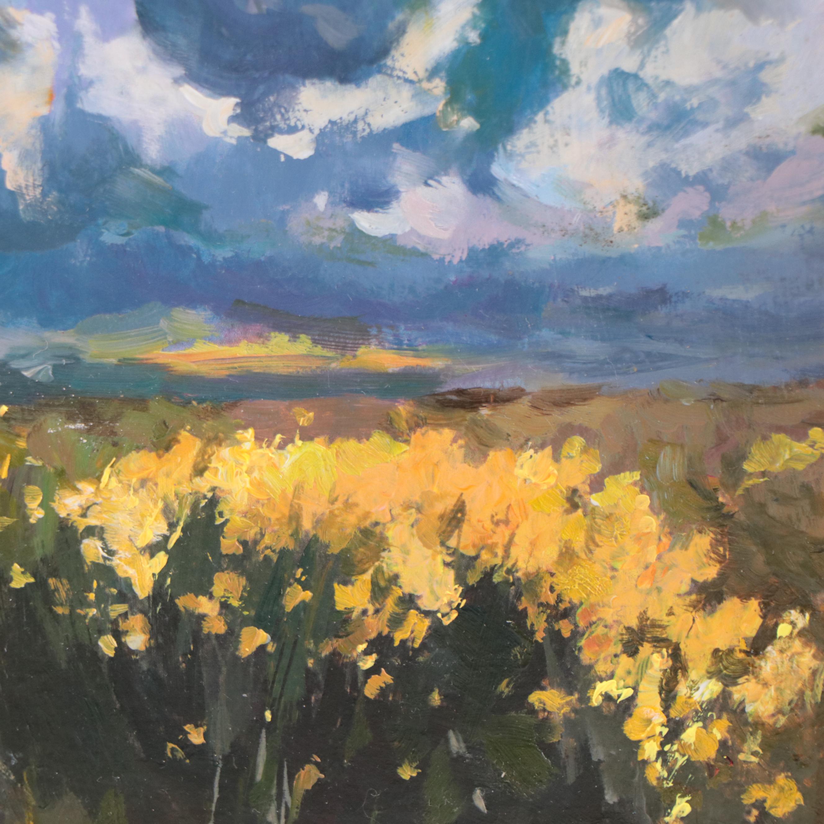 Agnes Rey Oil Painting of Landscape, 2023 | EBTH