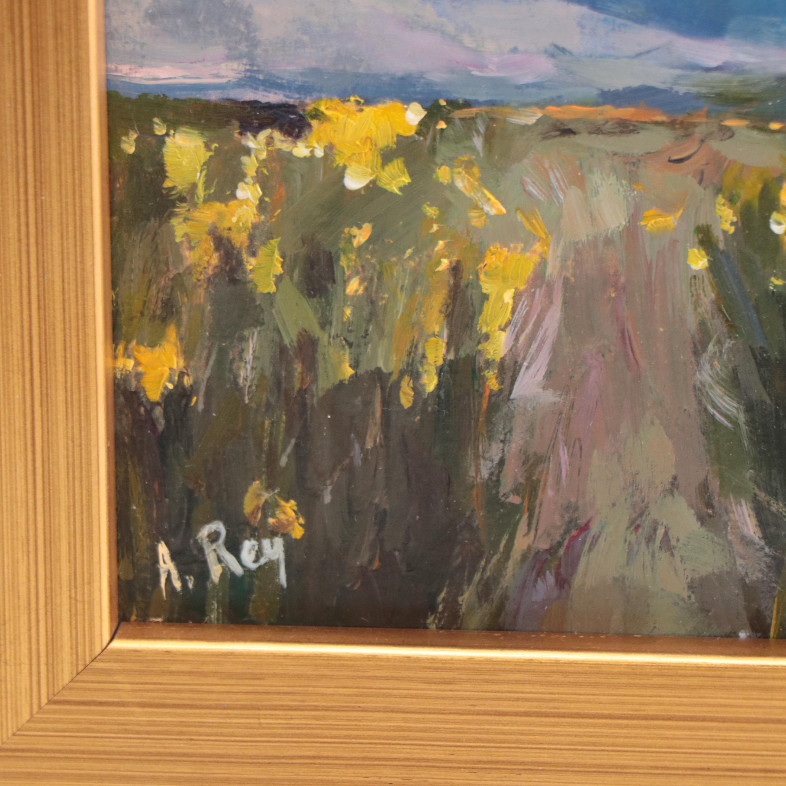 Agnes Rey Oil Painting of Landscape, 2023 | EBTH