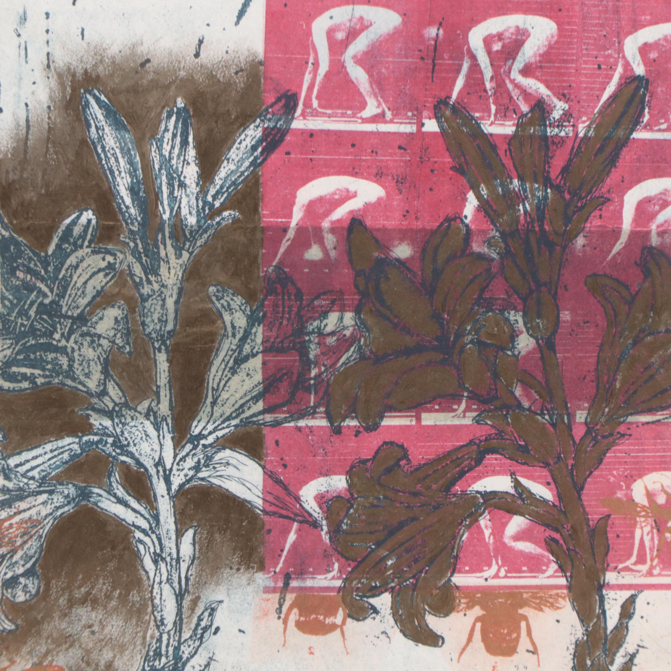 Melissa Harshman Mixed Media Print "The Nature of Things," 1995 | EBTH