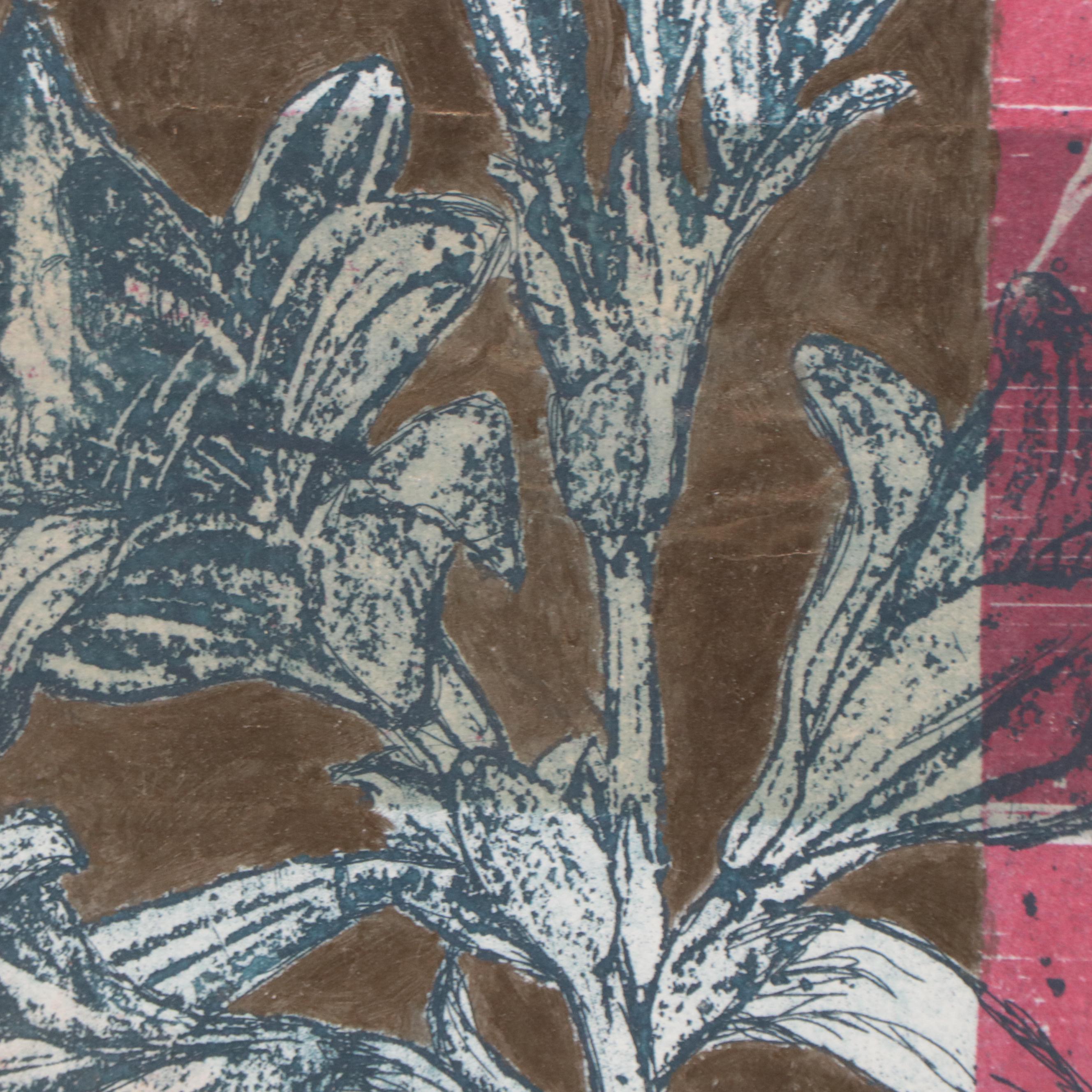 Melissa Harshman Mixed Media Print "The Nature of Things," 1995 | EBTH