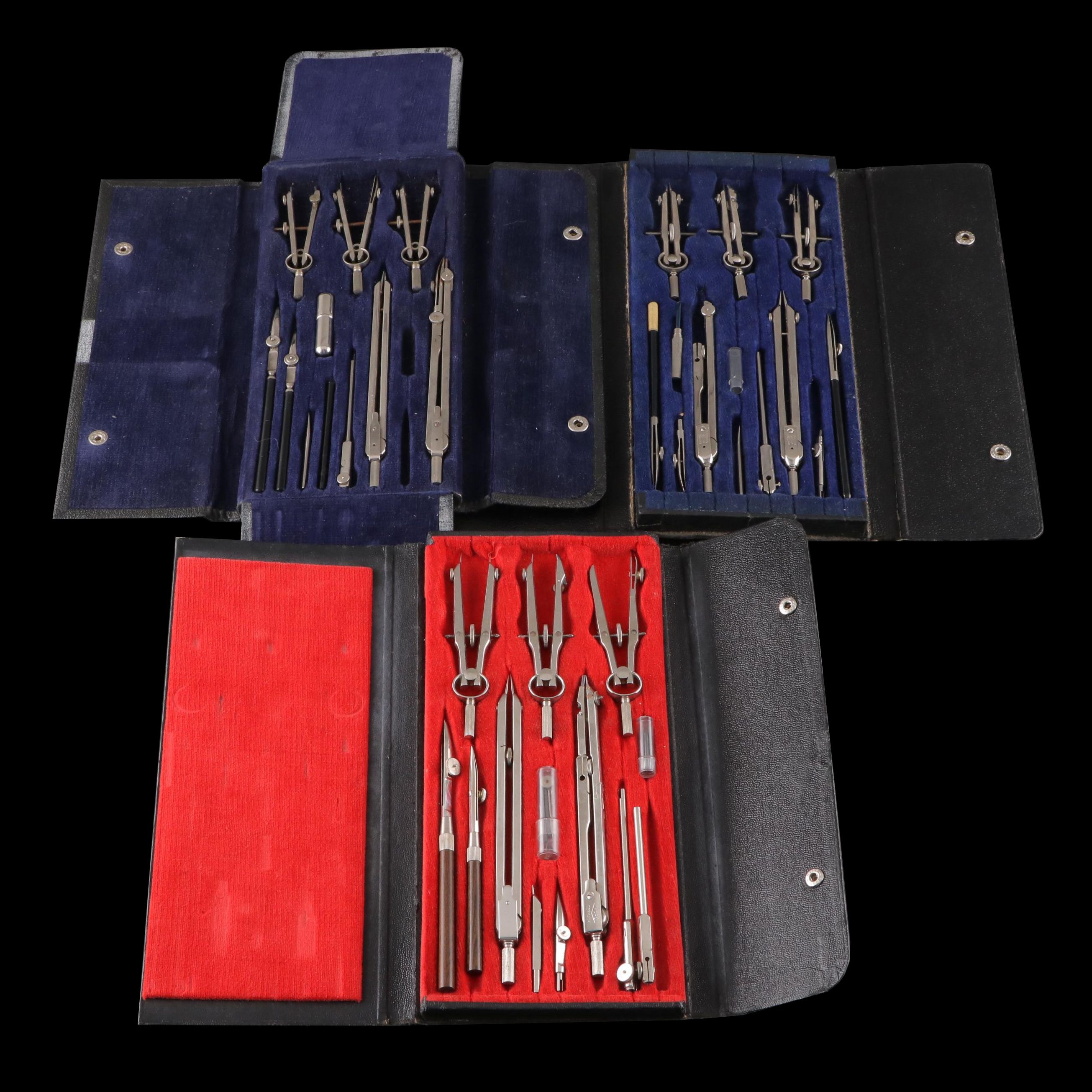 Tacro, C.H. Bruning and Nomis Drafting Tools in Cases | EBTH