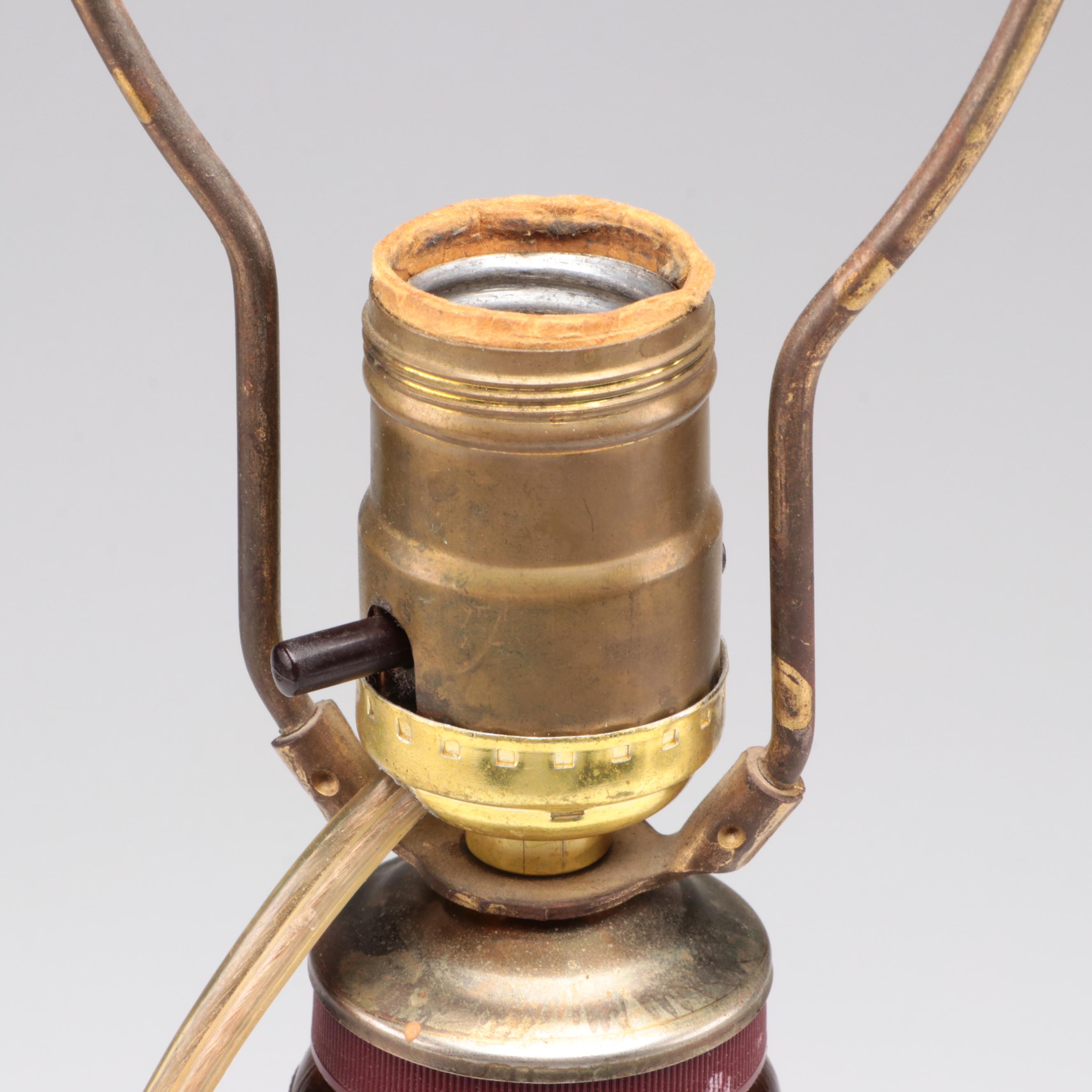 Chivas Regal Whisky Bottle French Wired as Table Lamp | EBTH