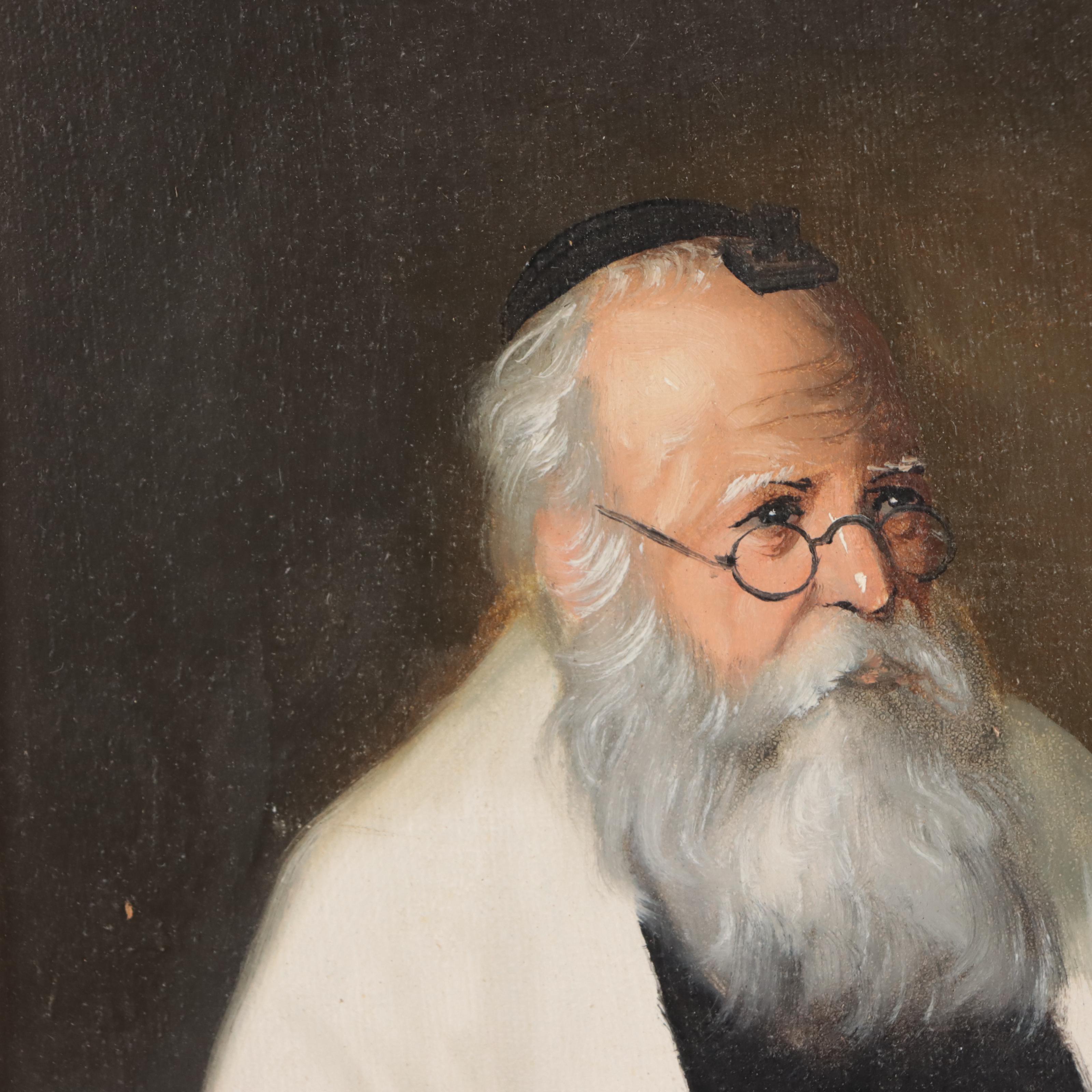 Portrait Oil Painting of Rabbi | EBTH
