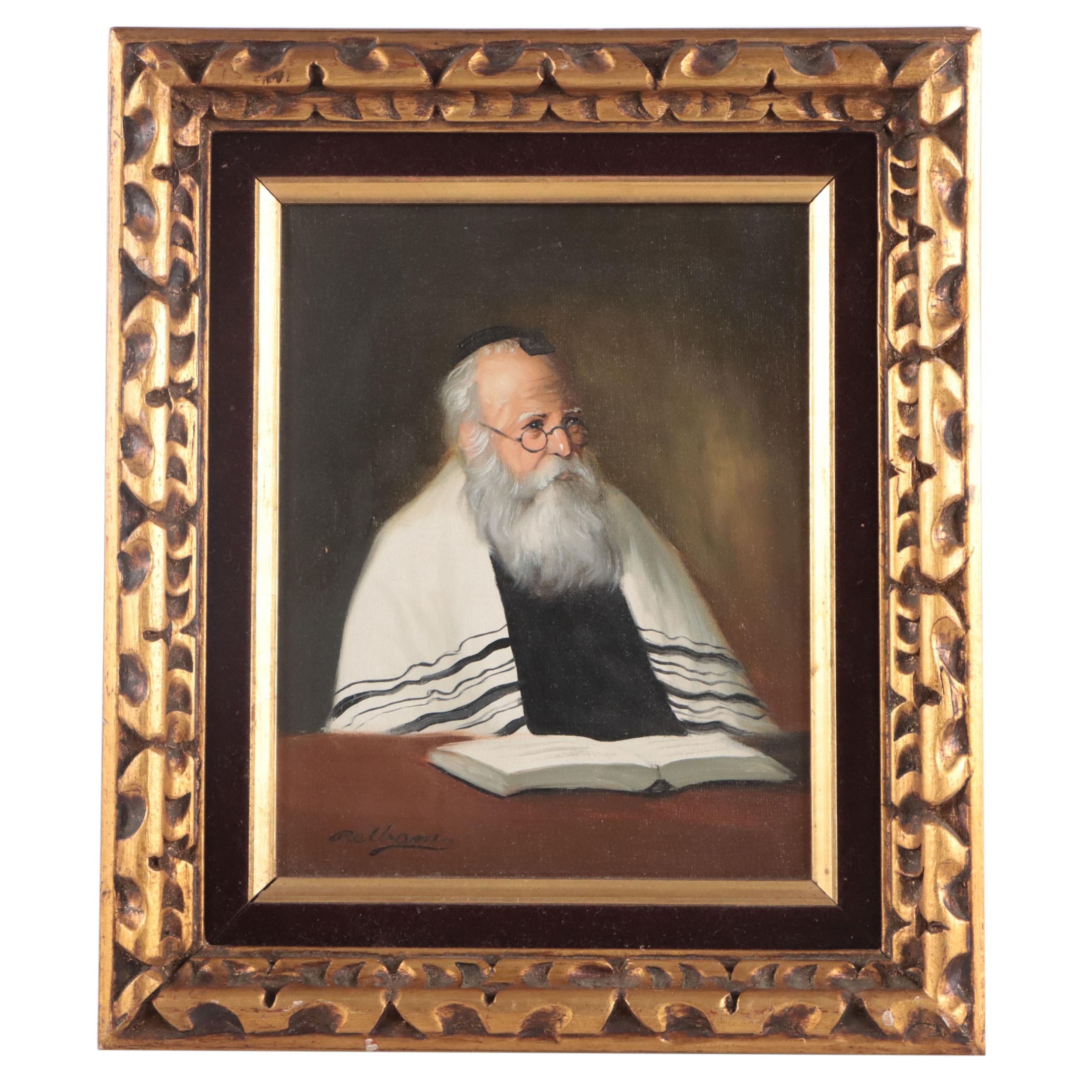 Portrait Oil Painting of Rabbi | EBTH