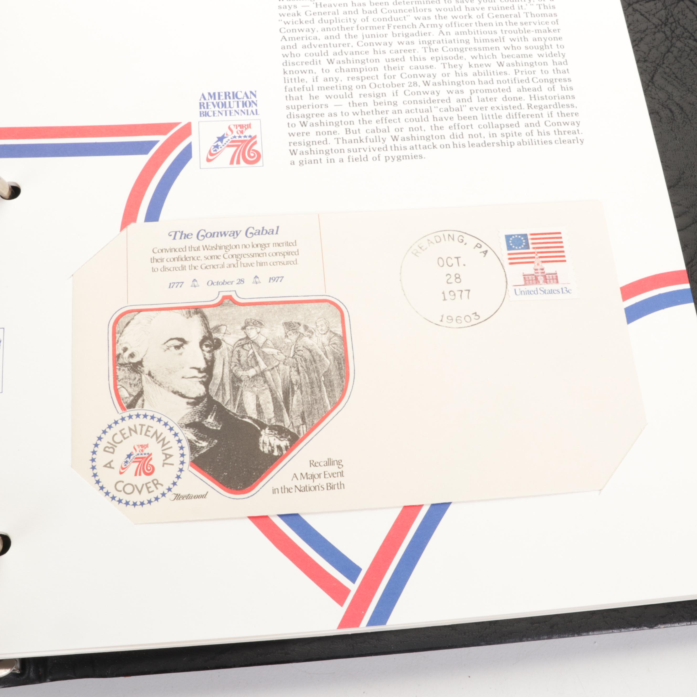 "American Revolution Bicentennial" 1976 Commemorative Postal Covers and ...