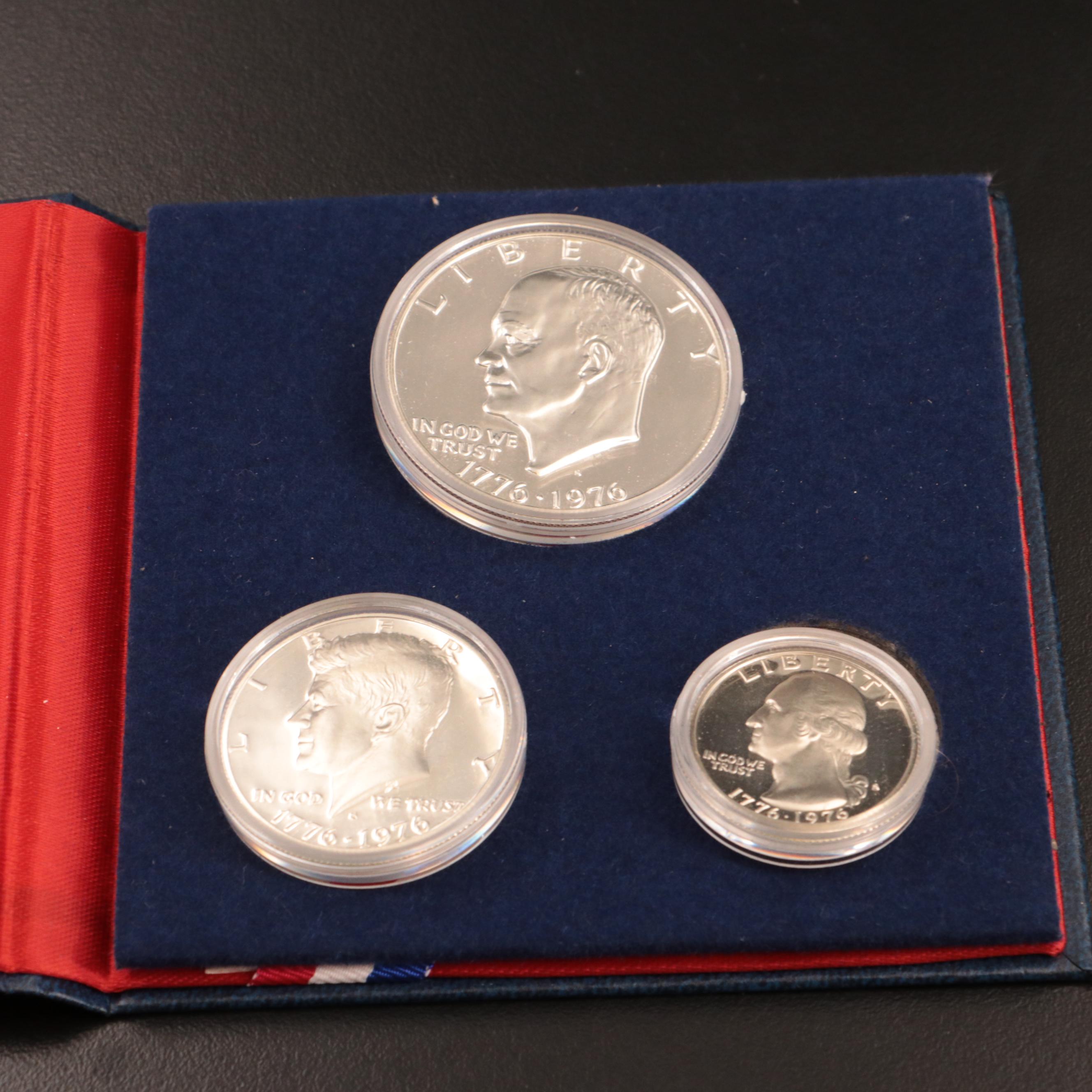 Six 1976 Proof Bicentennial Three Piece 40% Silver Sets | EBTH