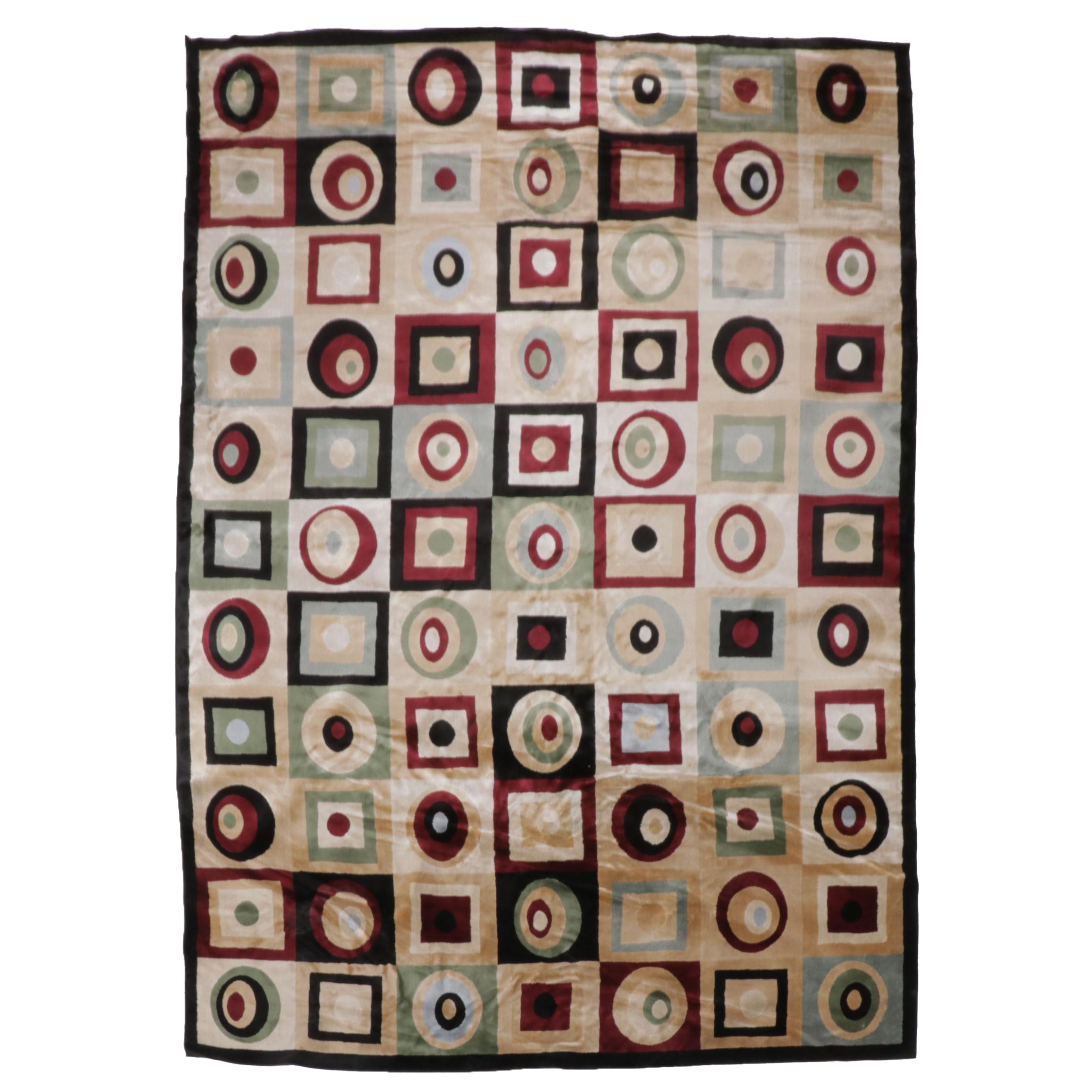 Abstract Geometric Area Rug | EBTH