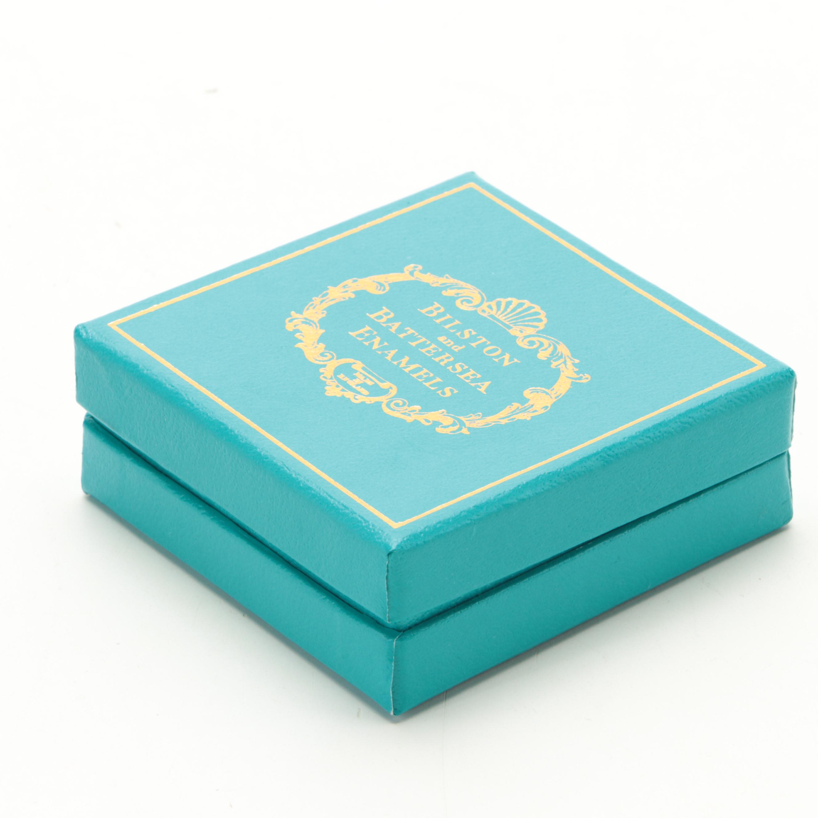 Halcyon Days 50th Anniversary English National Opera Box with Lion Head ...