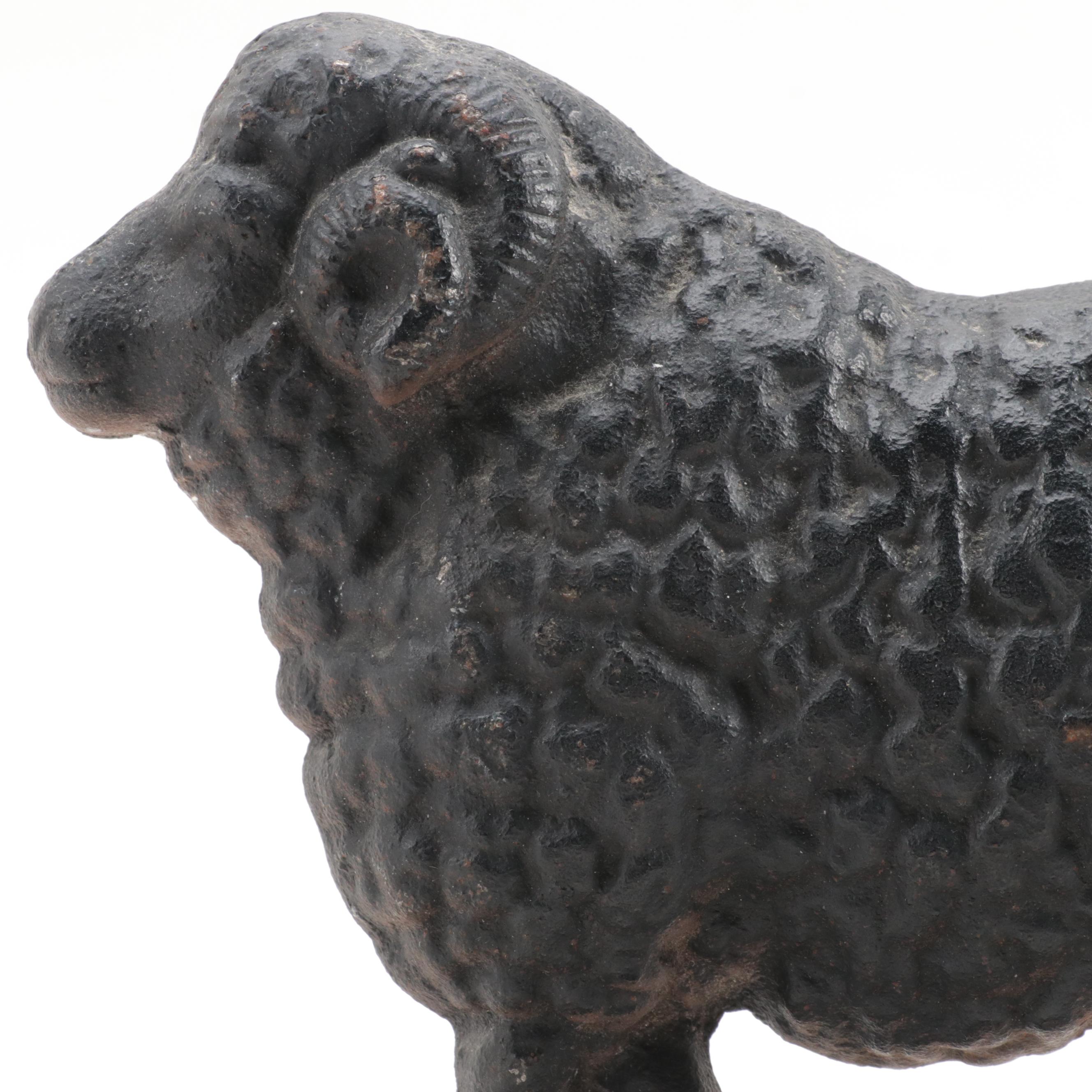 Cast Iron Sheep Doorstop | EBTH