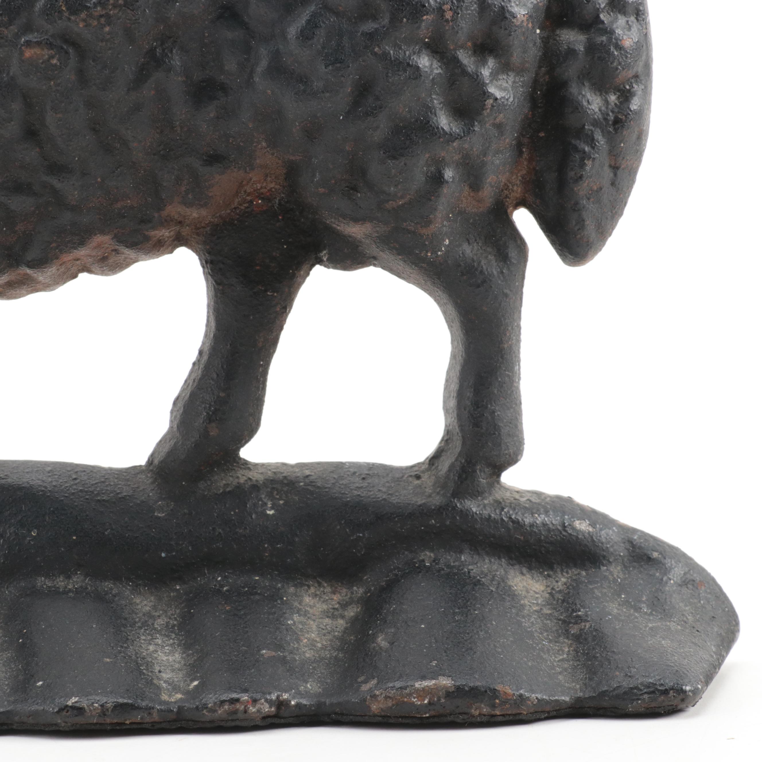 Cast Iron Sheep Doorstop | EBTH