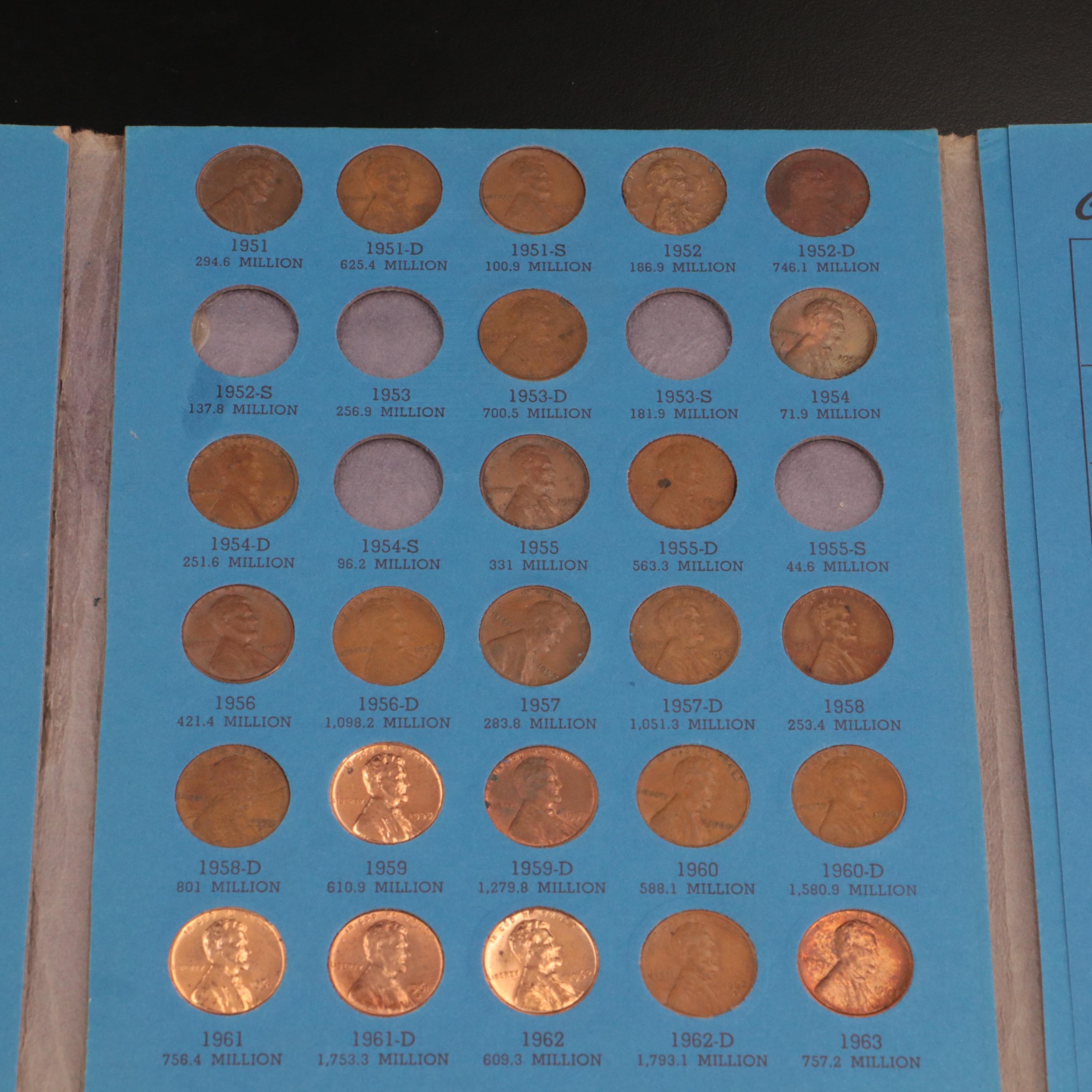 Two Binders of Lincoln Cents, 1909 to 1975 | EBTH