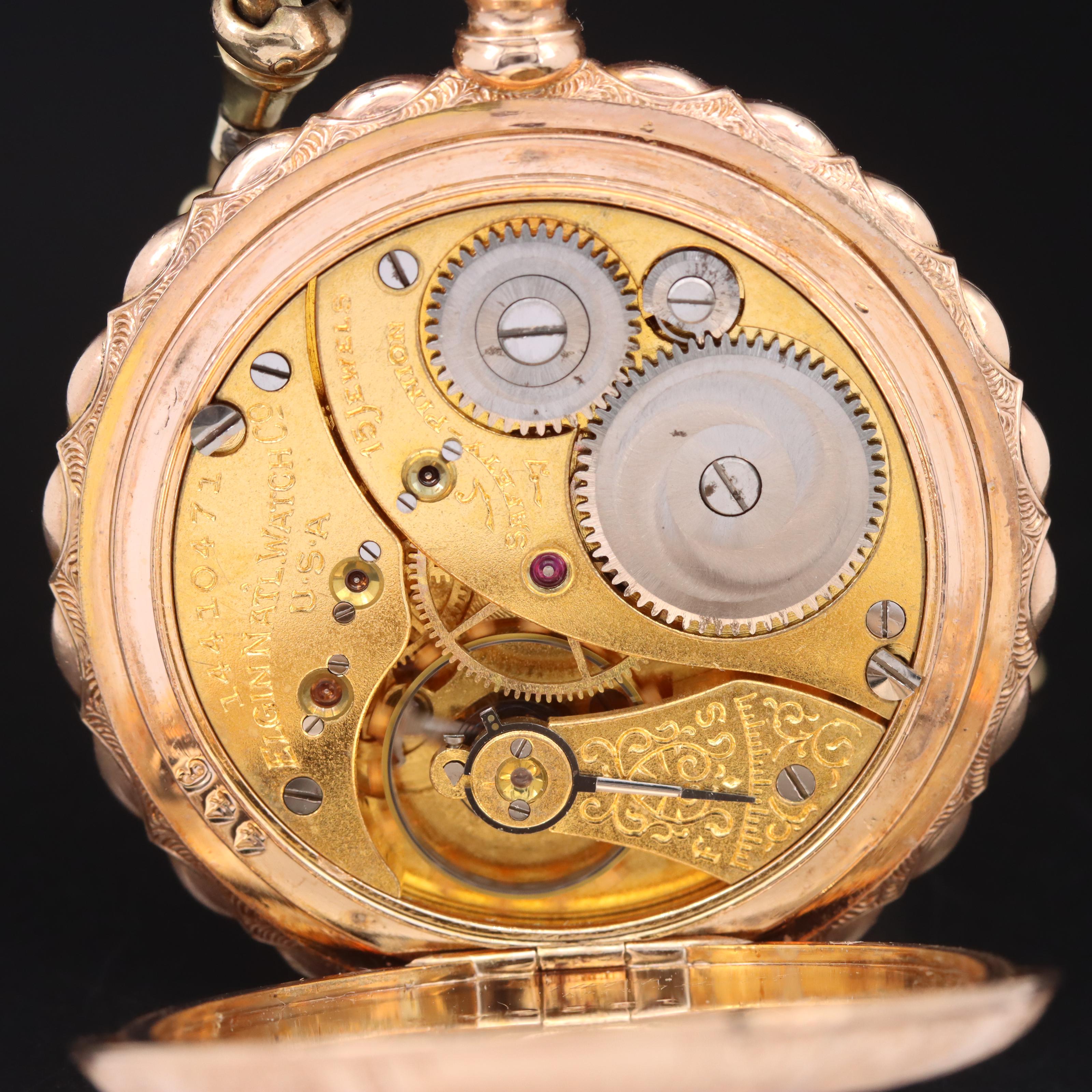 1896 Elgin Gold-Filled Pocket Watch | EBTH