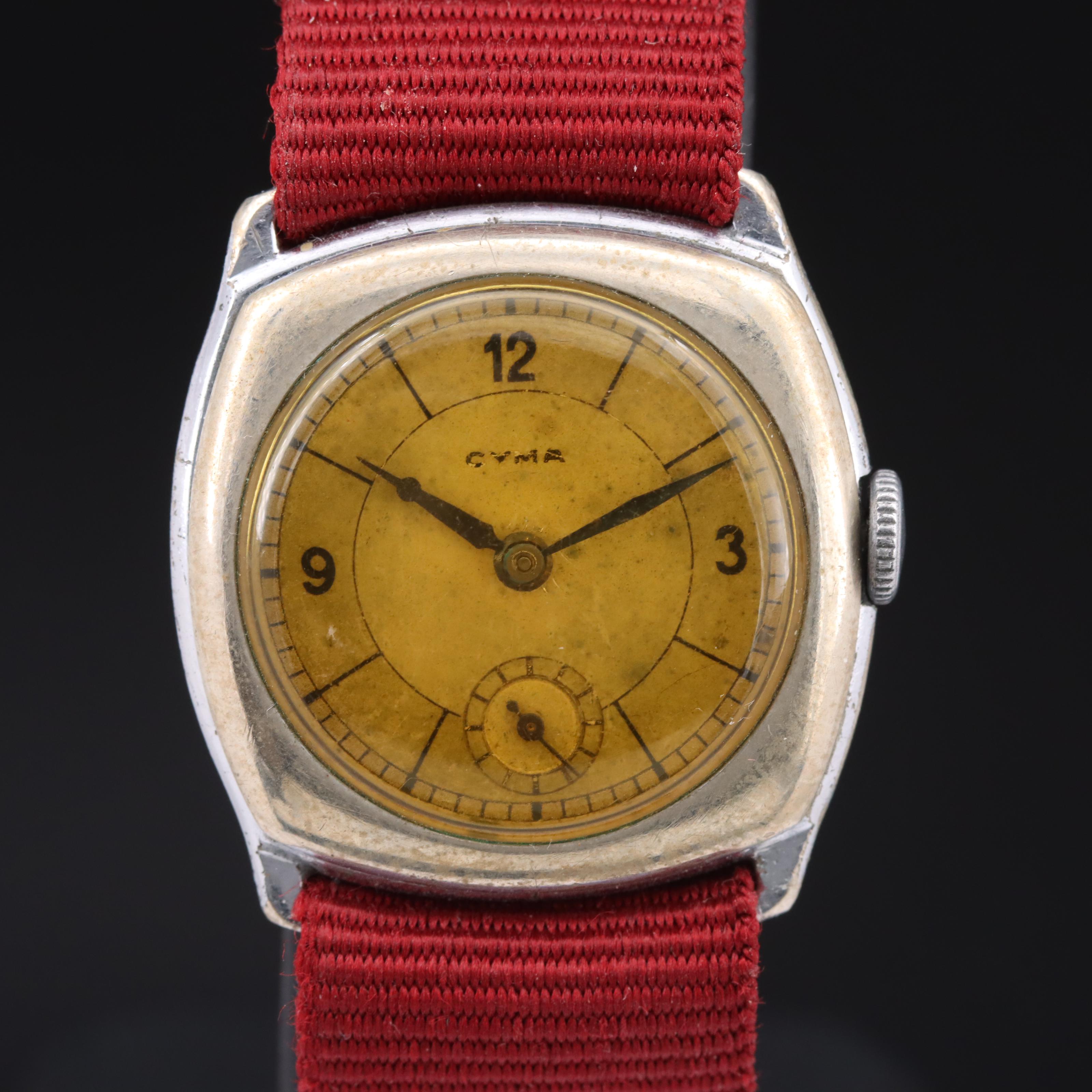 Vintage Cyma Stem Wind Wristwatch | EBTH
