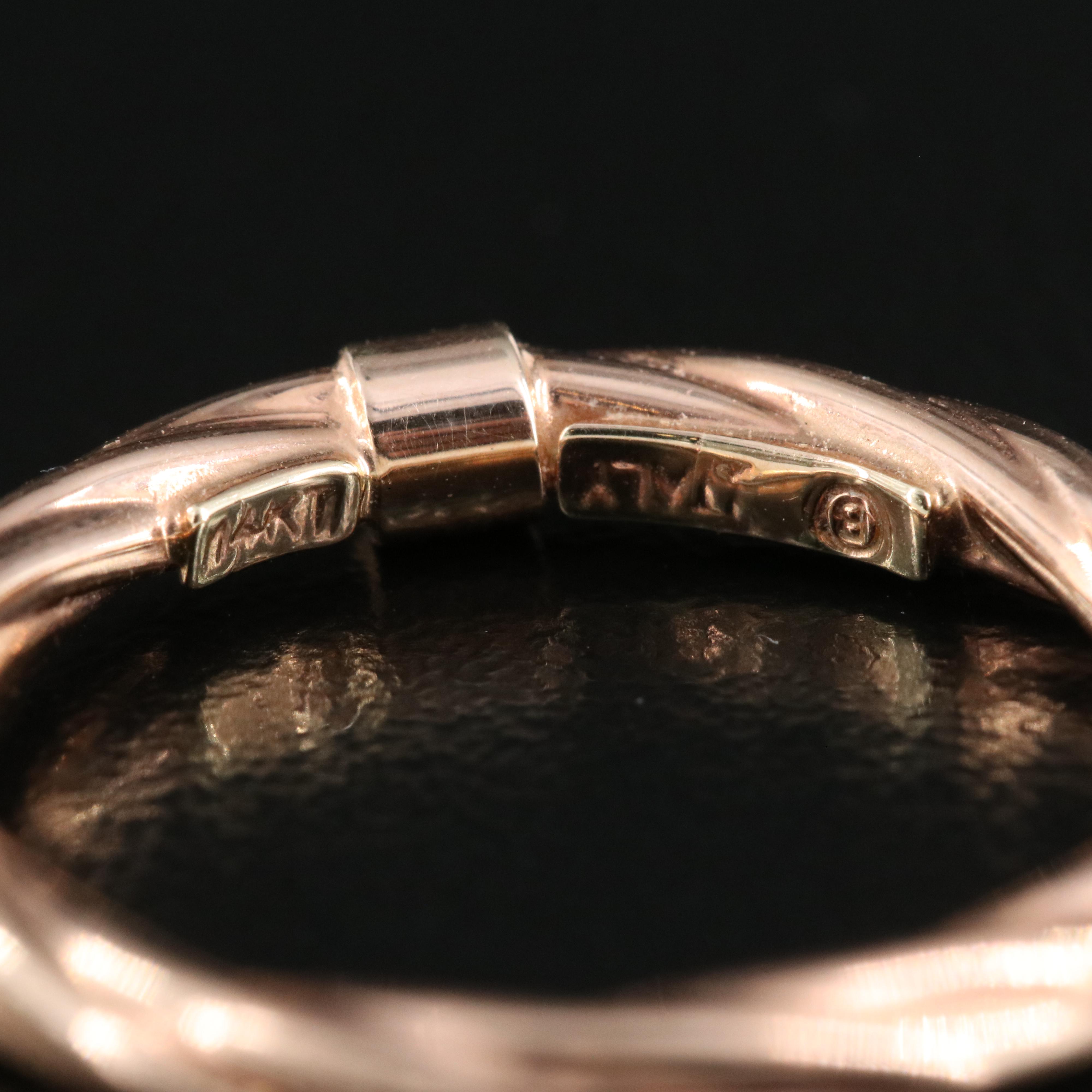 Italian 14K Trio Bands Including Rose Gold | EBTH