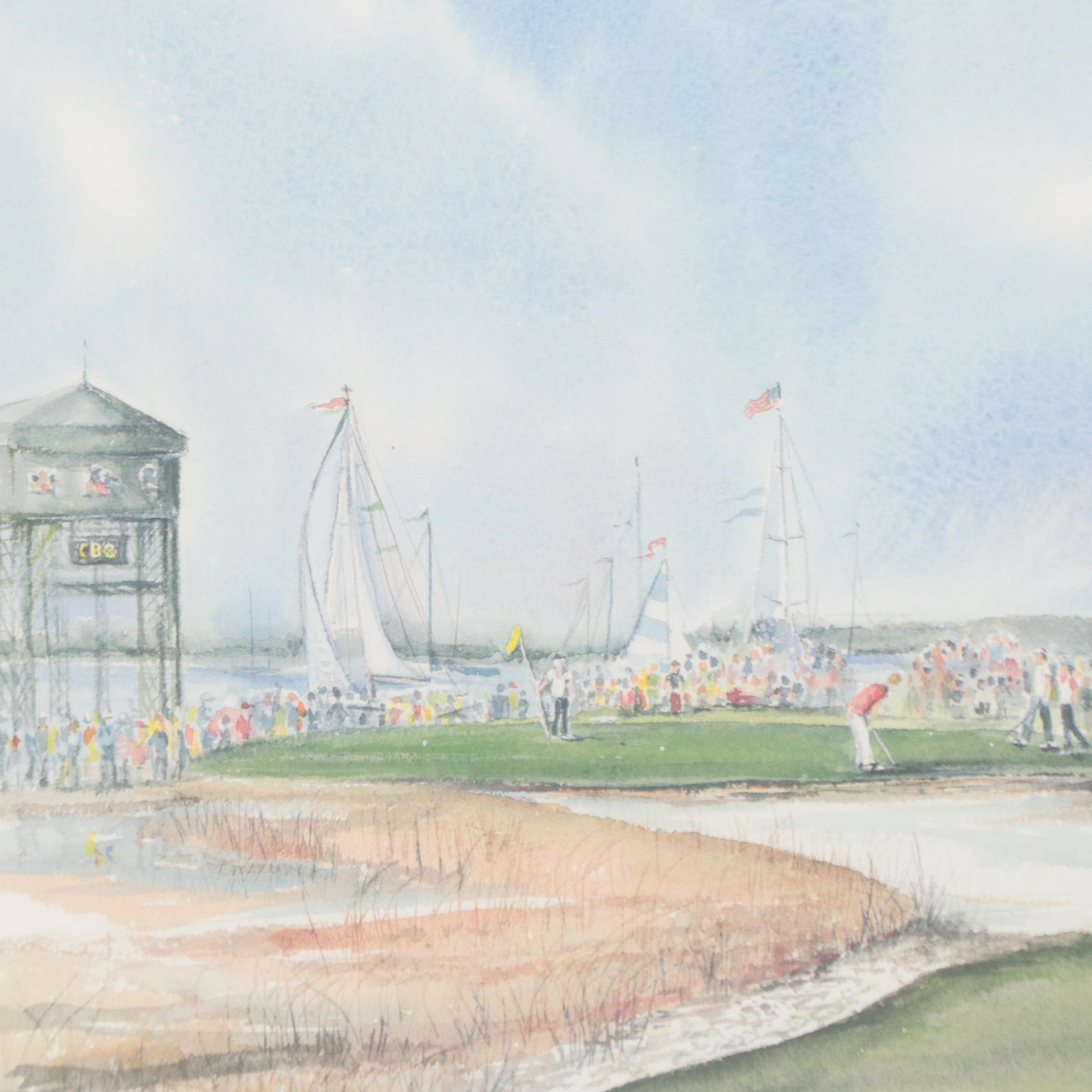 Barry Honowitz Offset Lithograph "The Final Hole," 1988 | EBTH