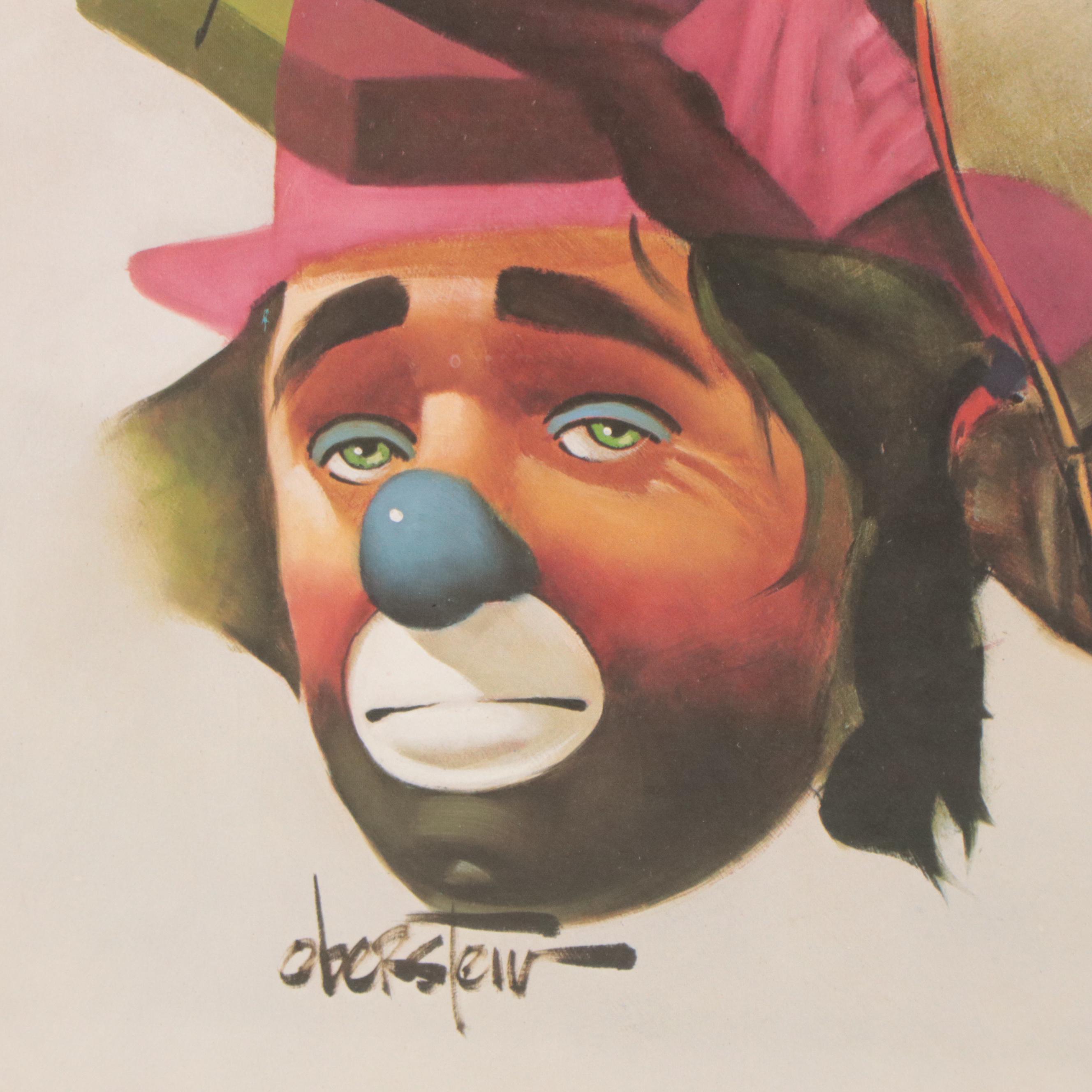 Offset Lithograph of Clowns, Late 20th Century | EBTH