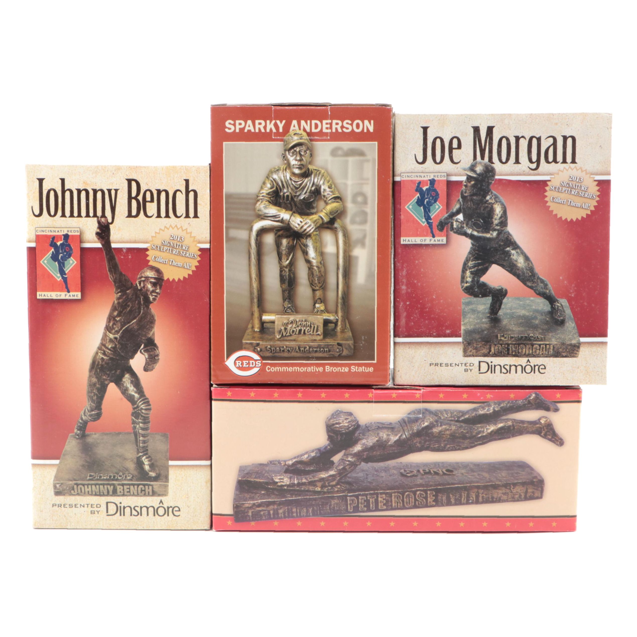 Bronze Pete Rose, Joe Morgan, Johnny Bench and Sparky Anderson ...