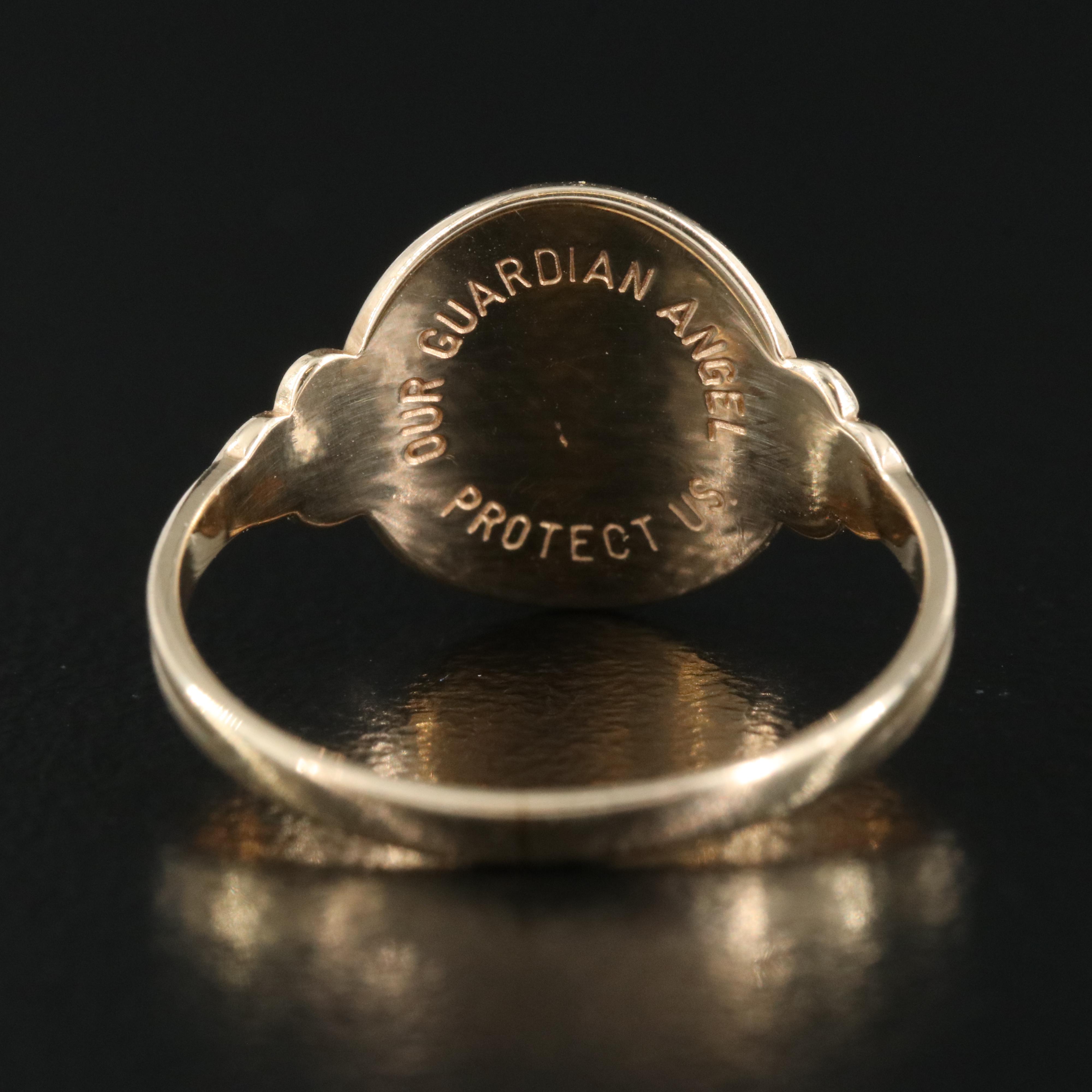 10K Our Guardian Angel Ring | EBTH
