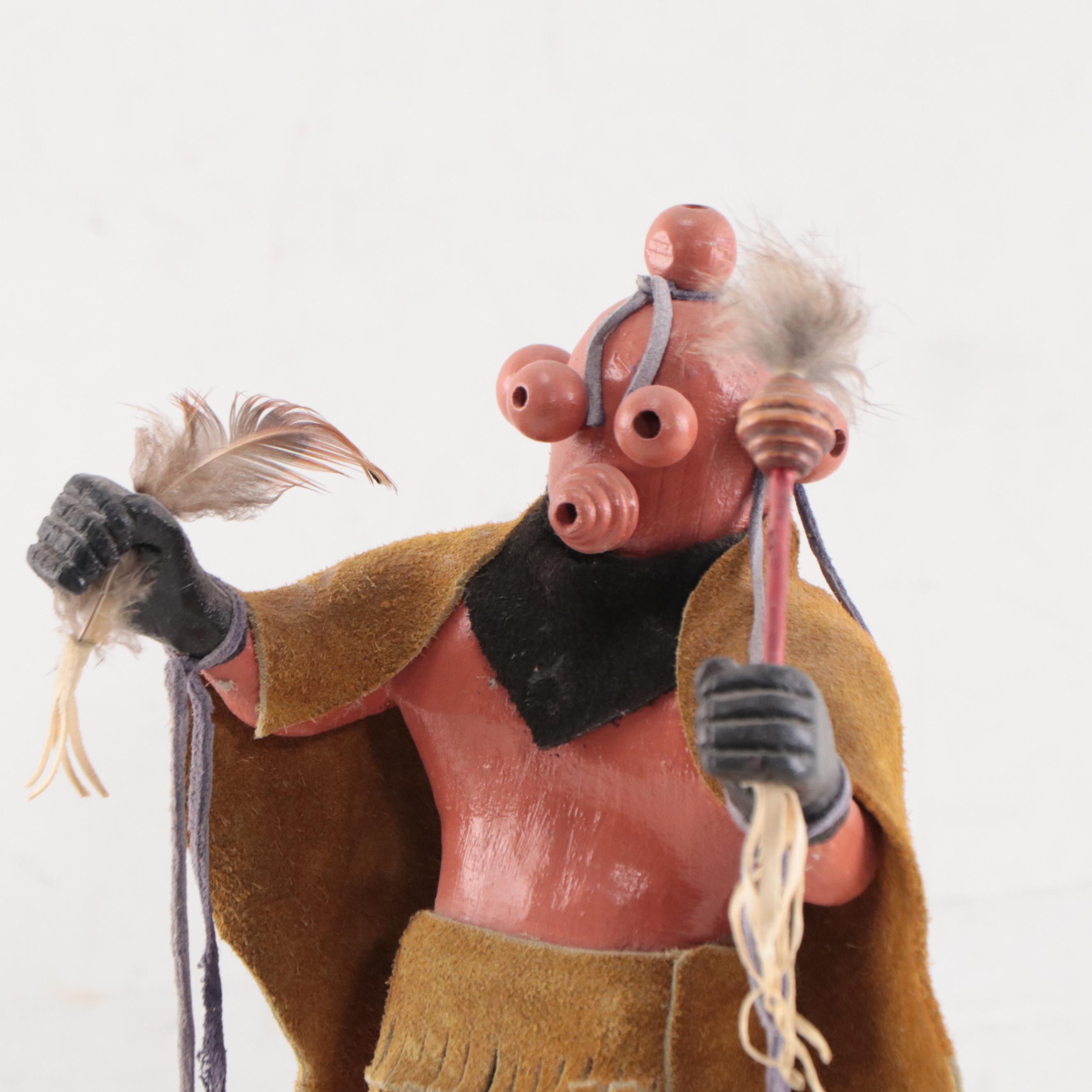 Hopi "Mudhead" Kachina Figure | EBTH