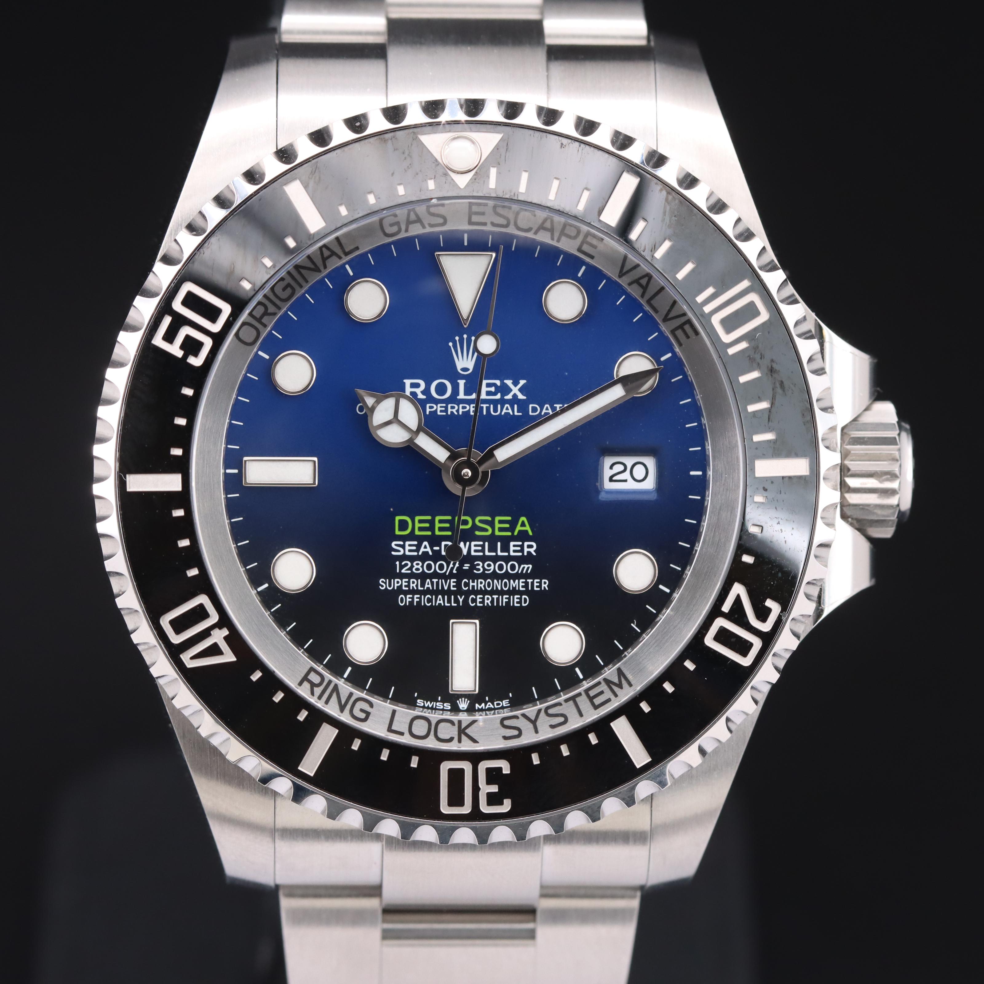 Rolex Deepsea Blue Dial Sea-Dweller Wristwatch | EBTH