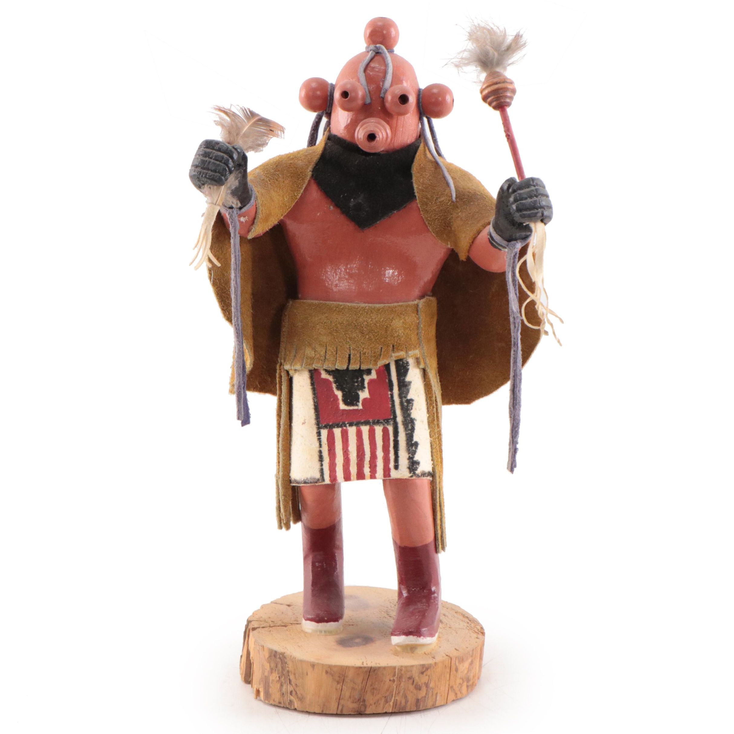 Hopi "Mudhead" Kachina Figure | EBTH