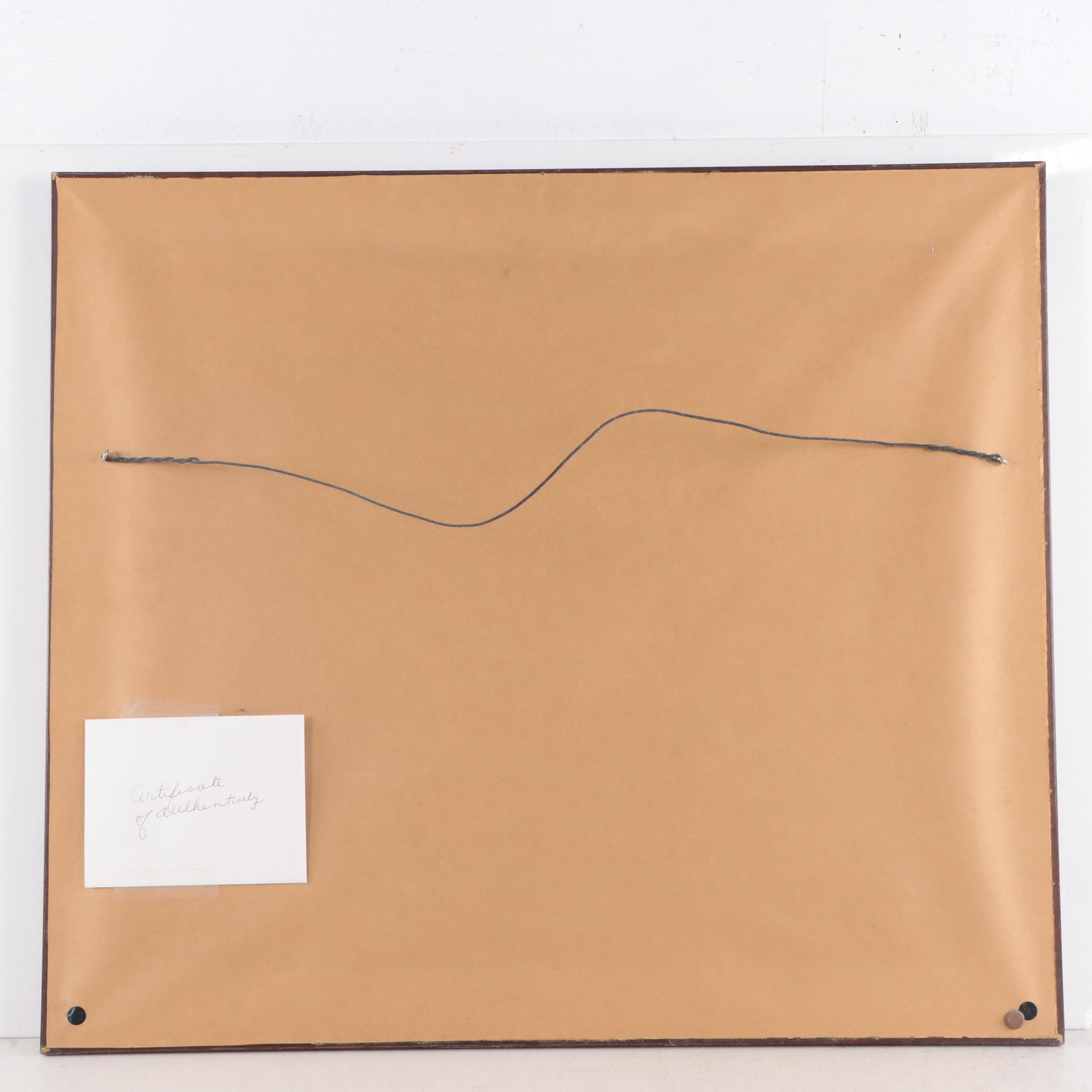 Gerald Fraize Offset Lithograph "Setting Close" | EBTH